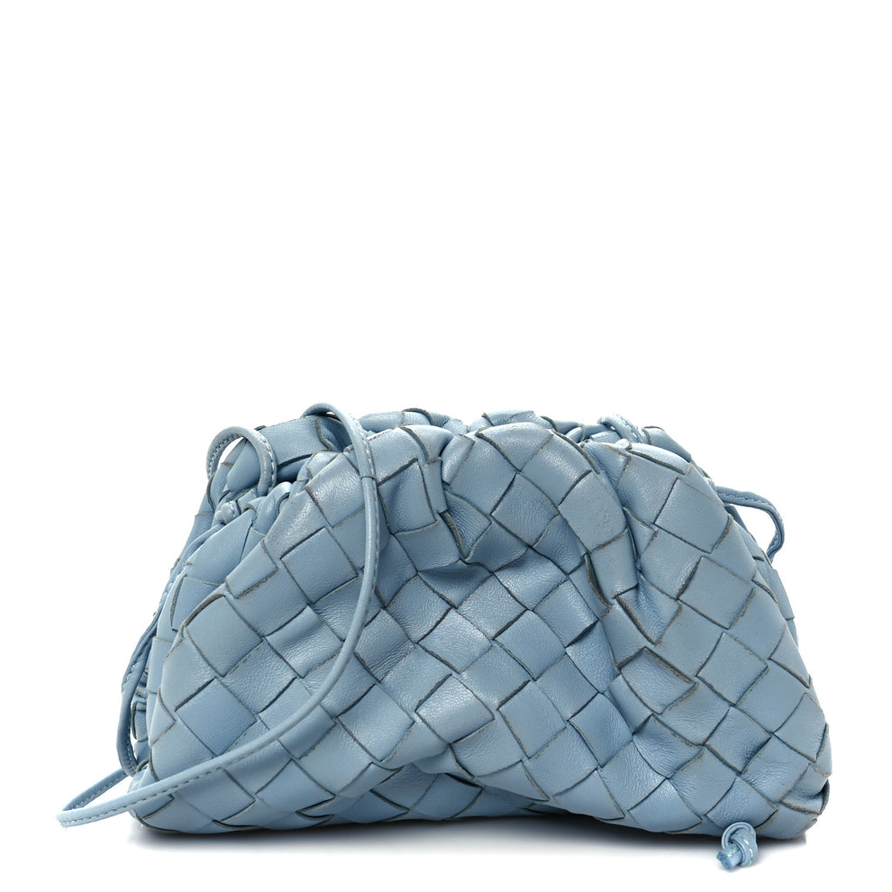 Bottega Veneta Nappa Intrecciato The Mini Pouch Ice 1785187 – FASHIONPHILE