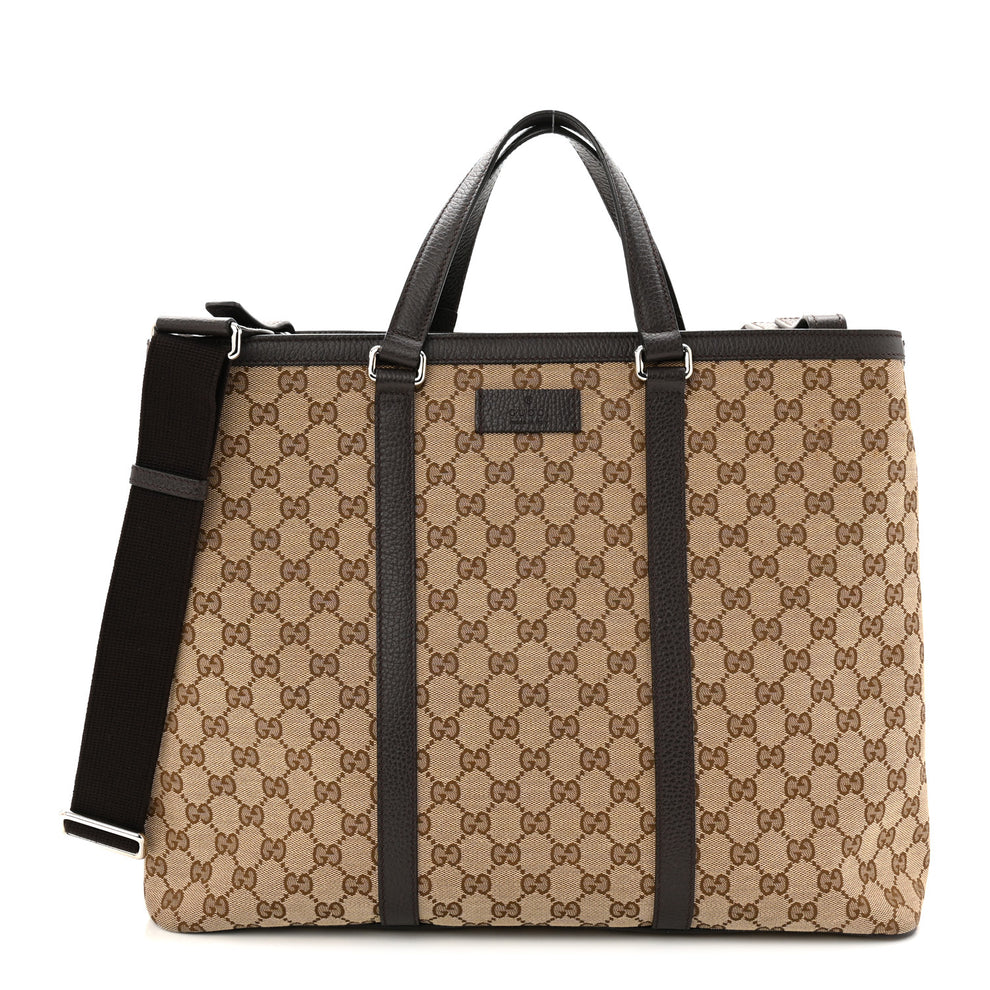 Gucci GG Monogram Large Joy Tote Bag Dark Brown 1802804 – FASHIONPHILE