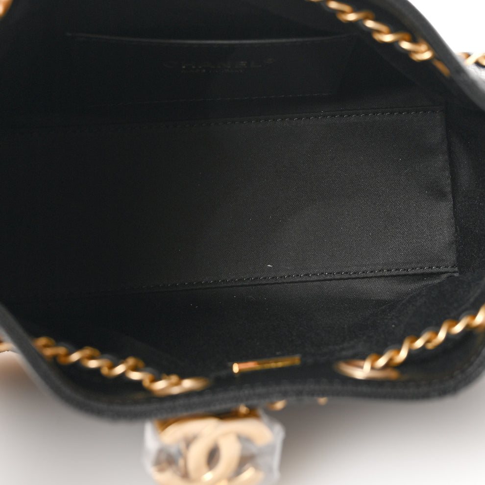 Chanel Caviar Quilted Mini Chanel 25 Handbag Black 1777469 – FASHIONPHILE