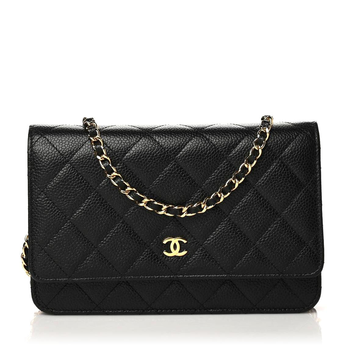 Chanel Caviar Quilted Wallet On Chain WOC Black 1129778 – FASHIONPHILE