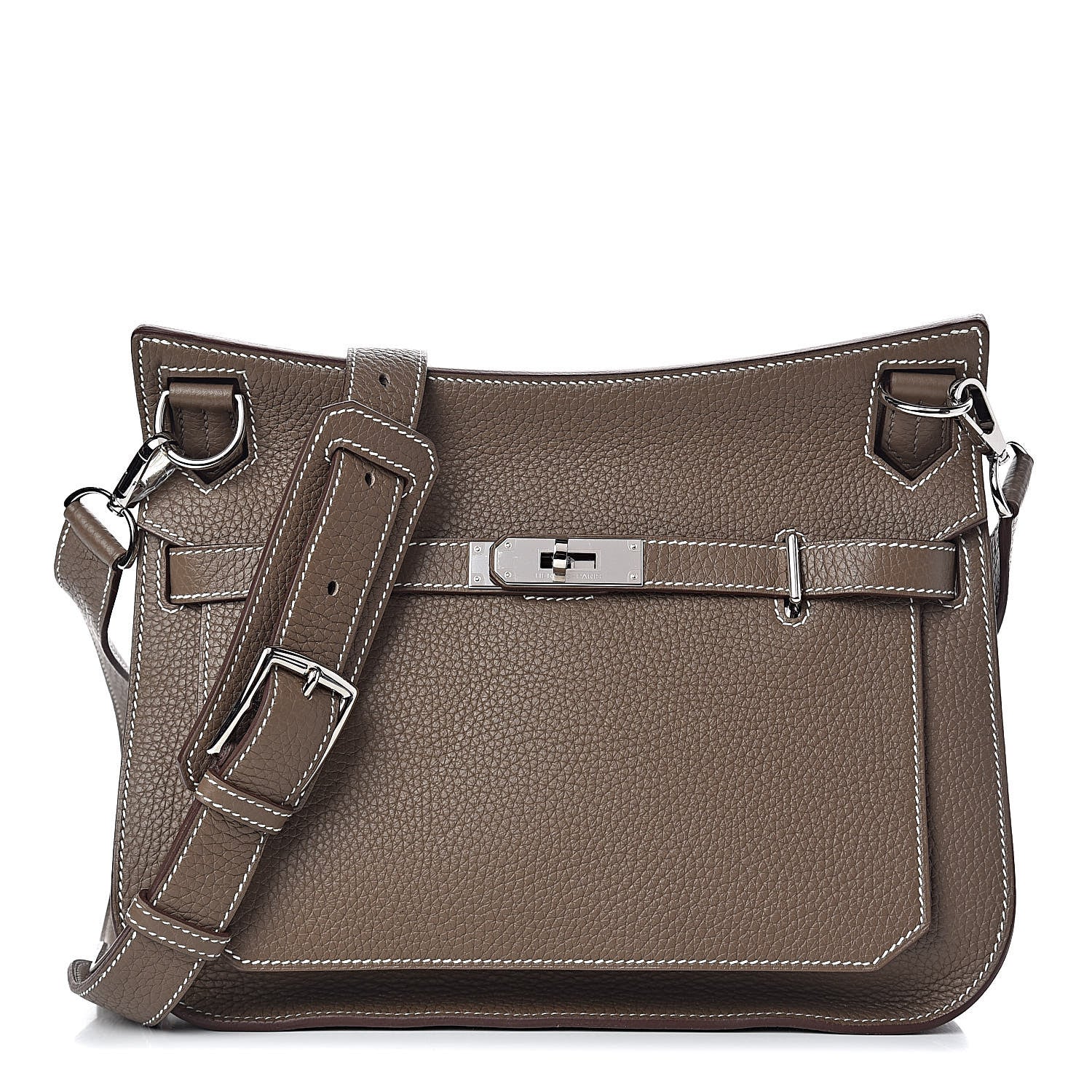 Hermes Taurillon Clemence Jypsiere 28 Etoupe 470230 – FASHIONPHILE