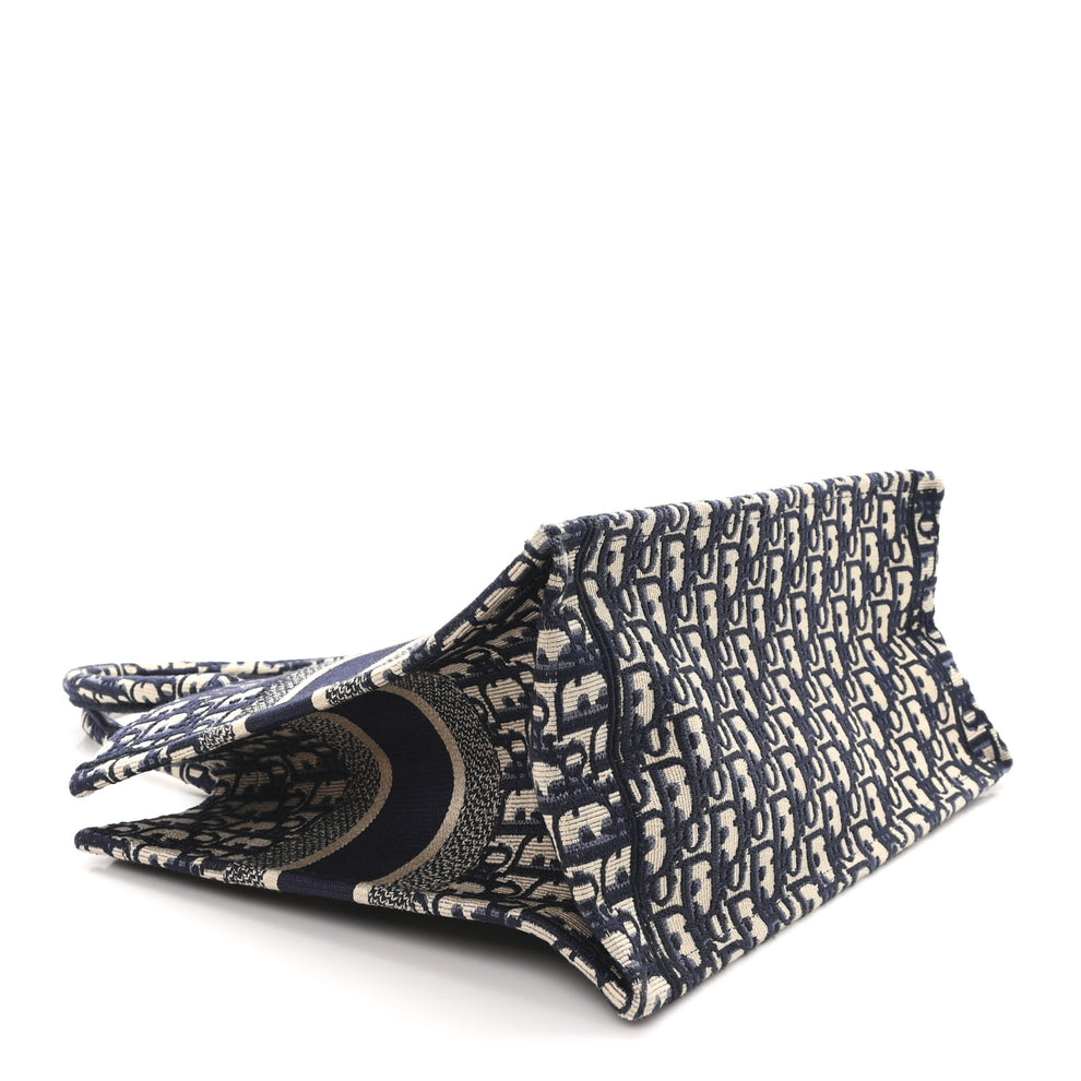 Christian Dior Oblique Medium Book Tote Blue Multicolor 1778240 ...