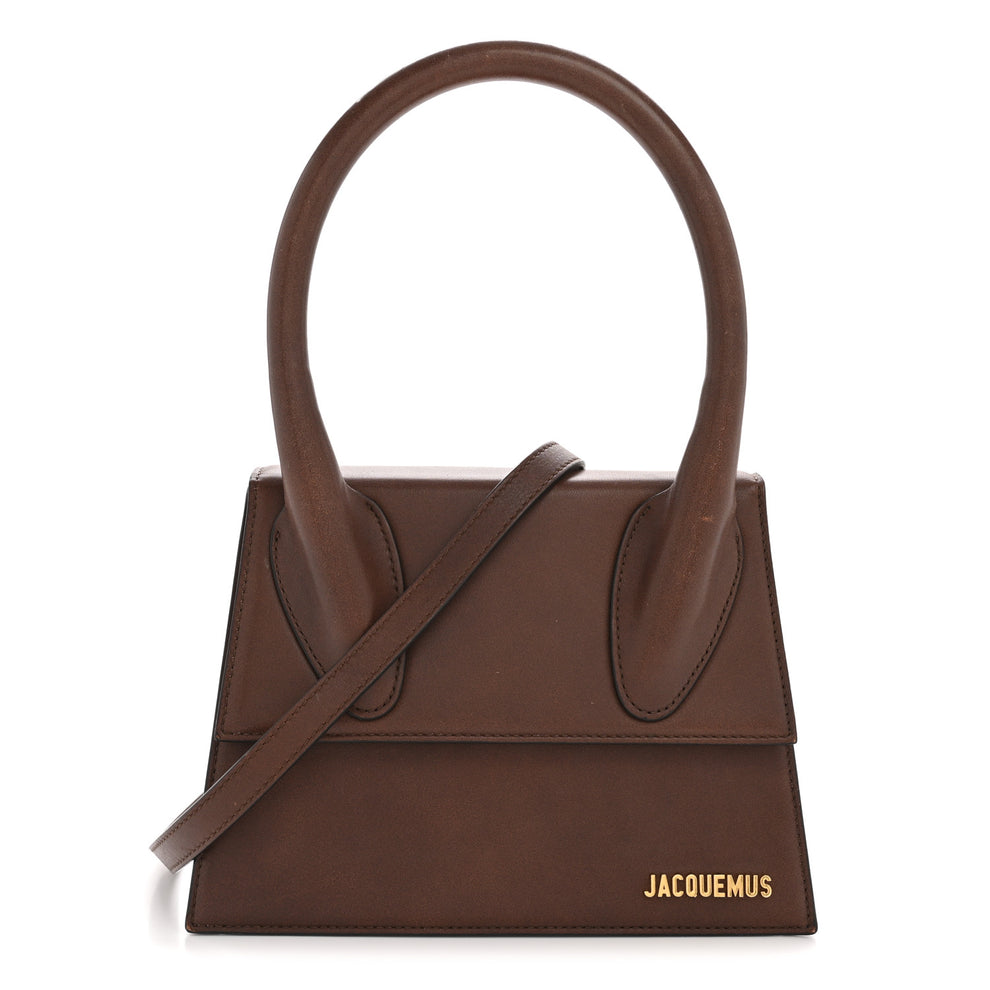 Jacquemus Smooth Calfskin Le Grand Chiquito Dark Brown 1798208 ...