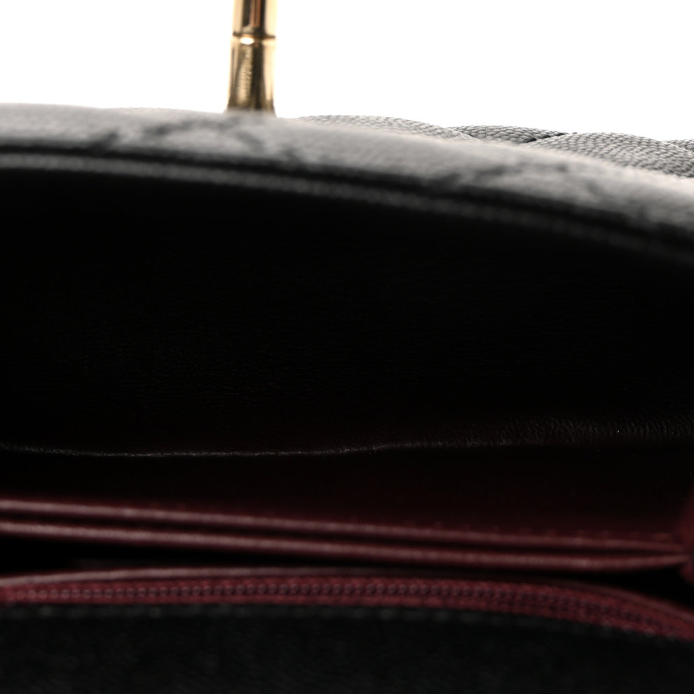 Chanel Caviar Quilted Extra Mini Coco Handle Flap Black 1810383 ...
