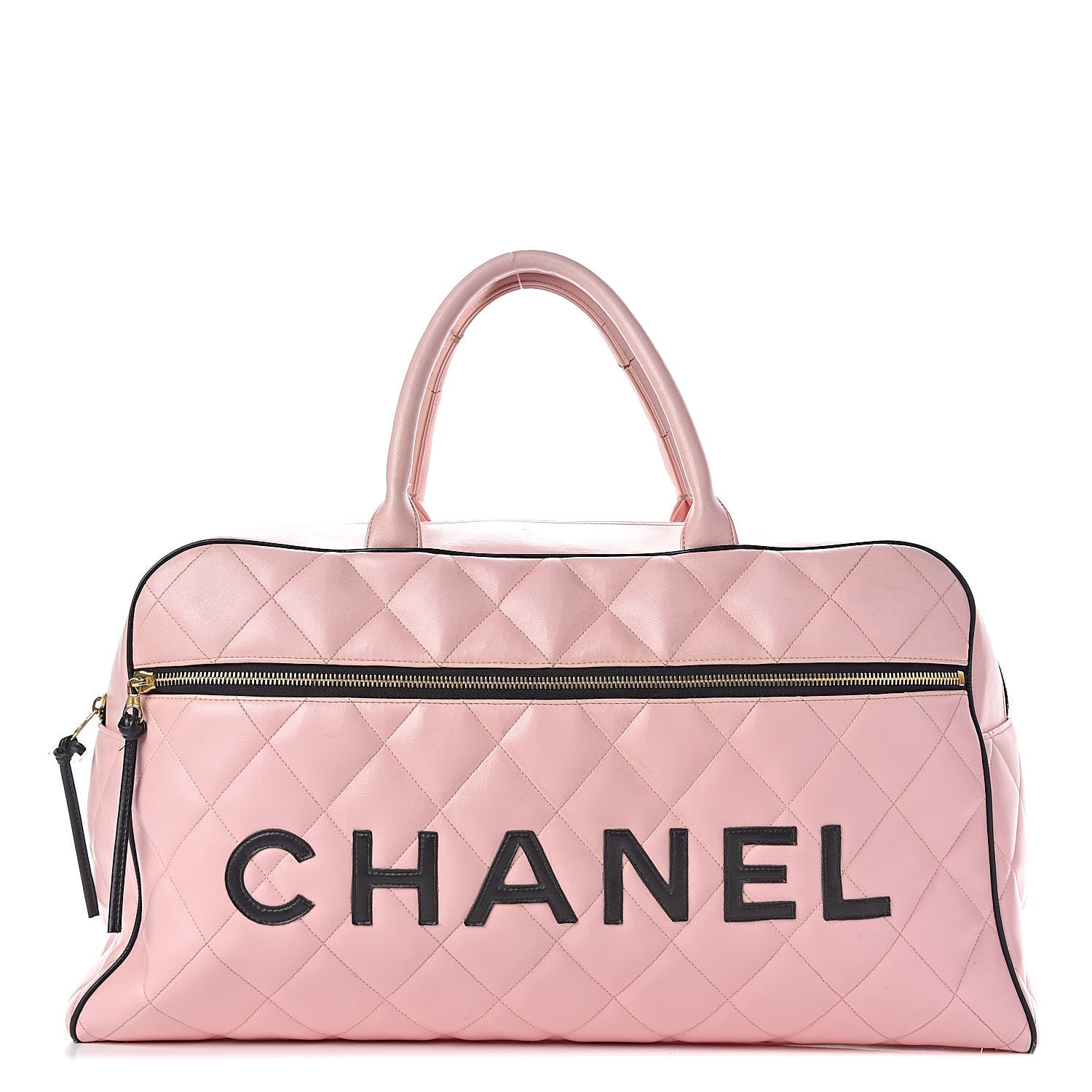 Chanel Calfskin Quilted Large Bowler Pink 475970 – FASHIONPHILE