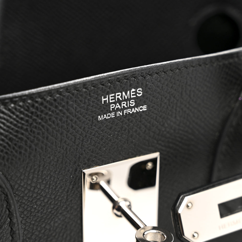 Hermes Epsom BIRKIN 30 Black 1785254 – FASHIONPHILE