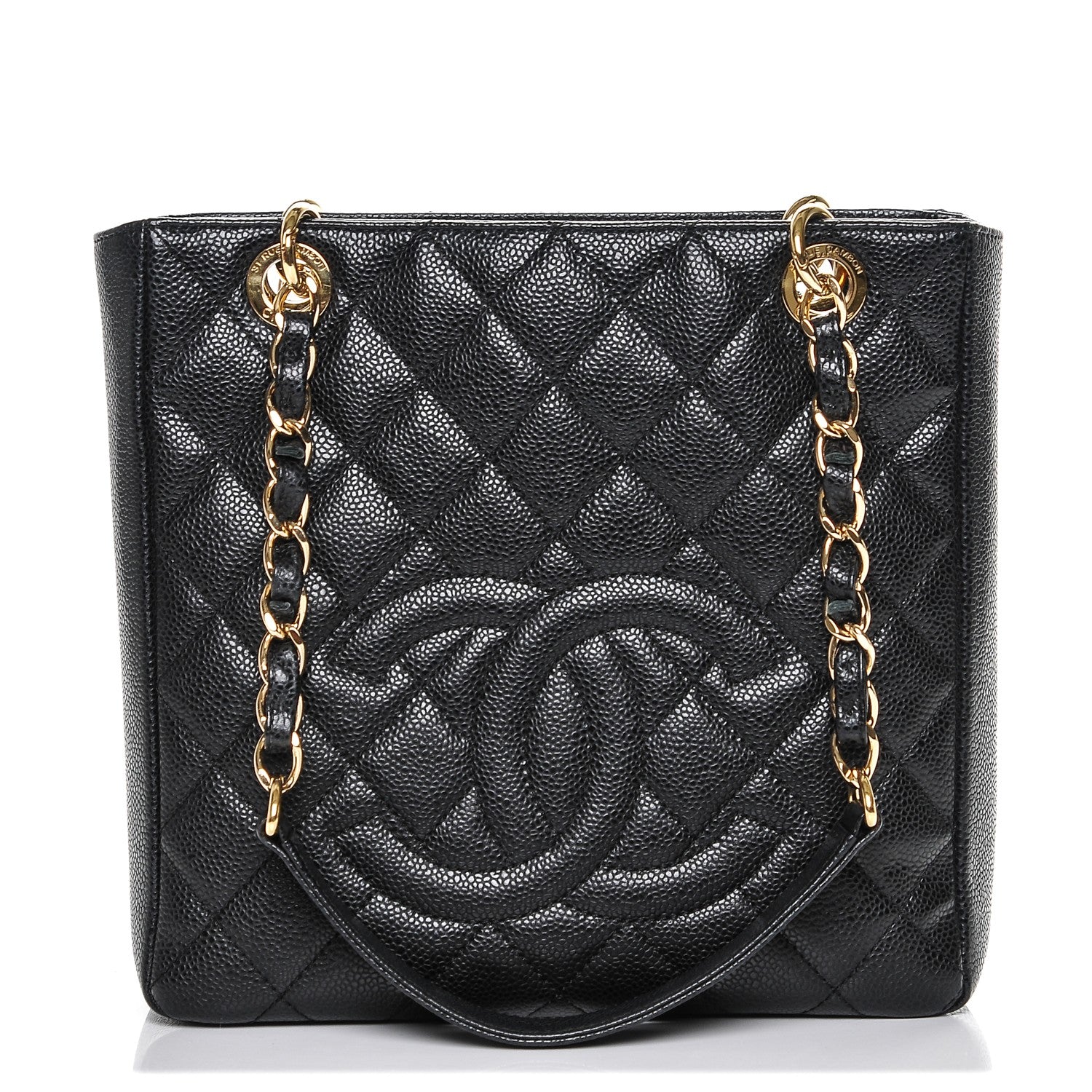 Chanel Caviar Quilted Petit Shopping Tote PST Black 186497 – FASHIONPHILE