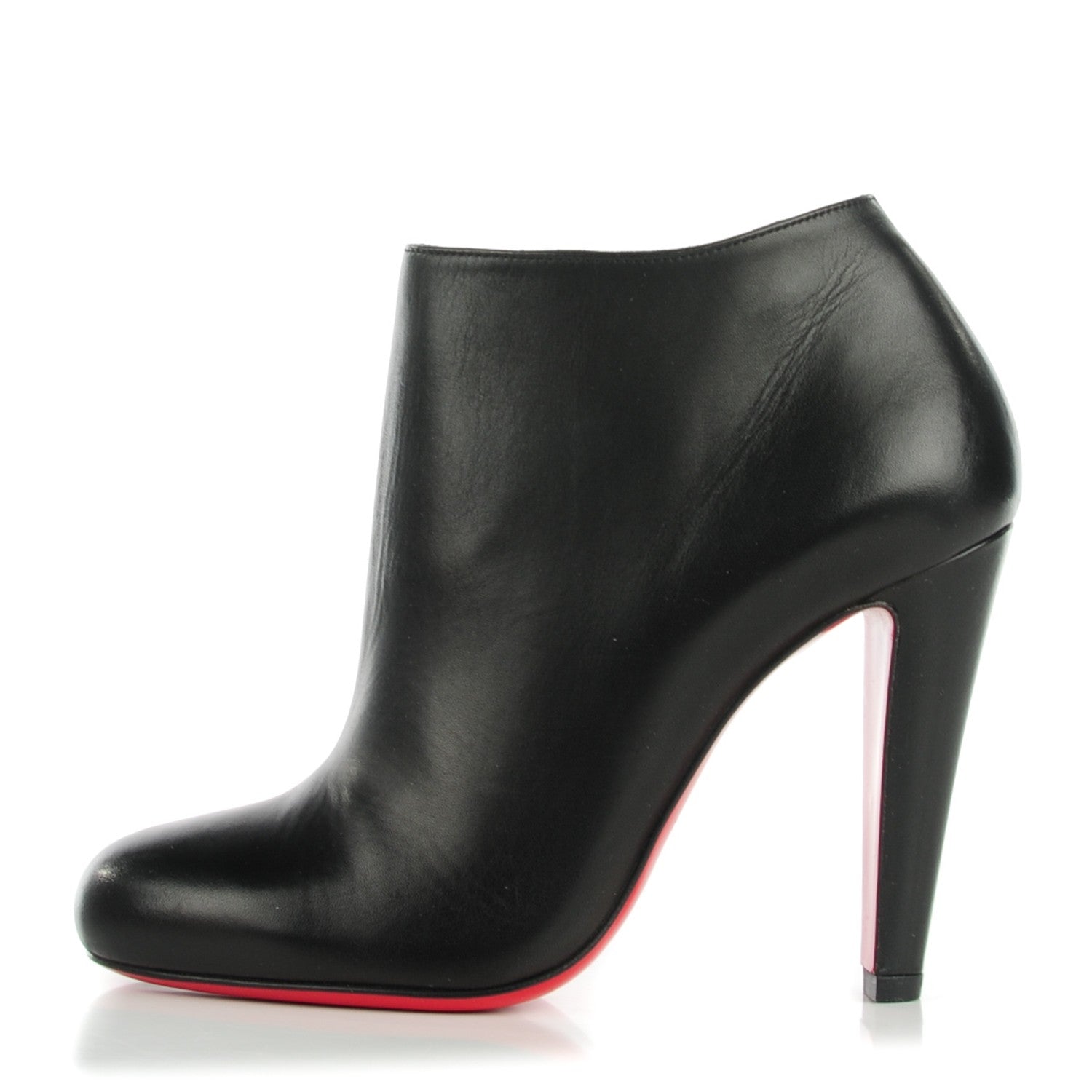 Christian Louboutin Nappa Vicky 100 Ankle Boots 36 Black 125085 ...