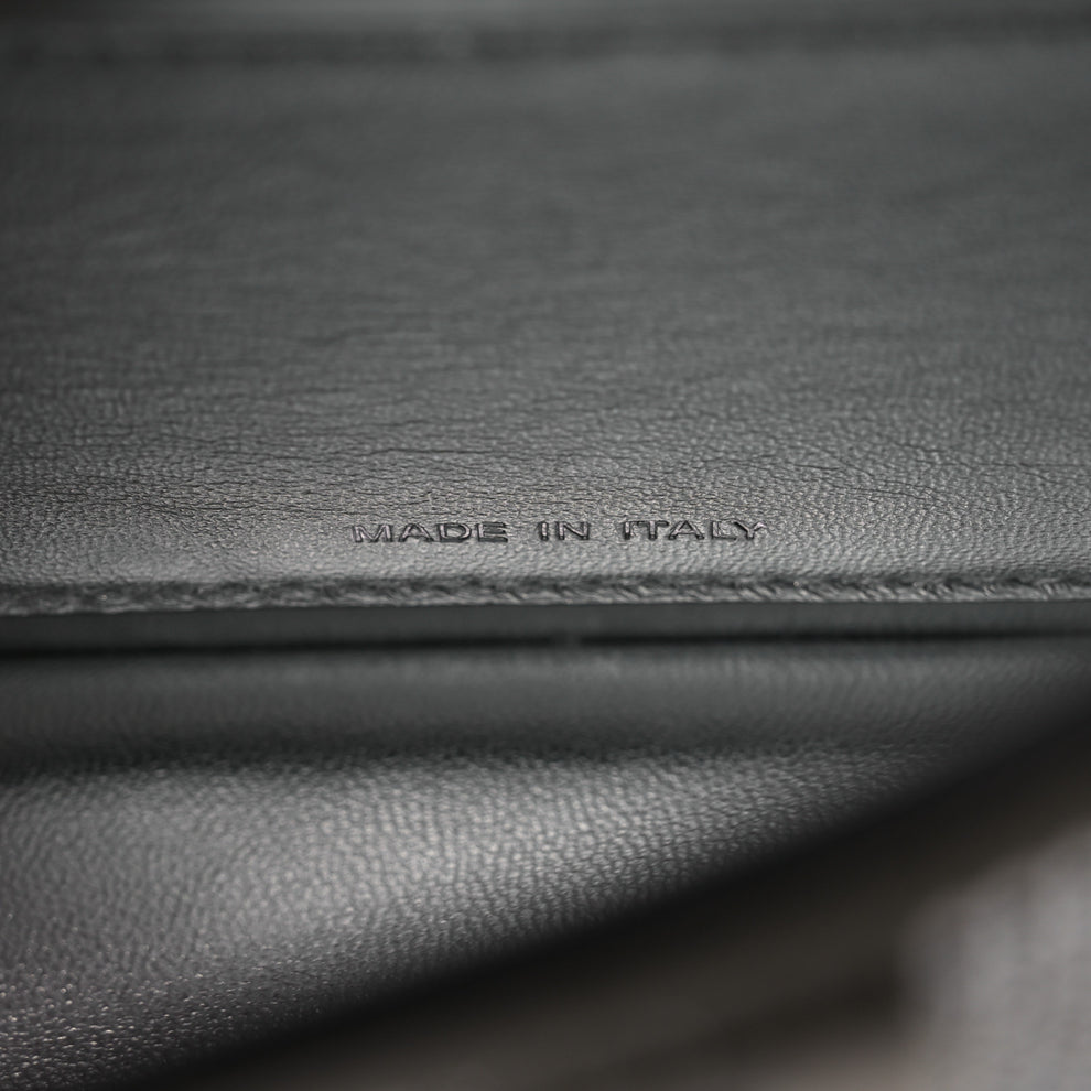 Fendi Crystal Vitello Laminato FF Petite Peekaboo I SEE U Satchel ...