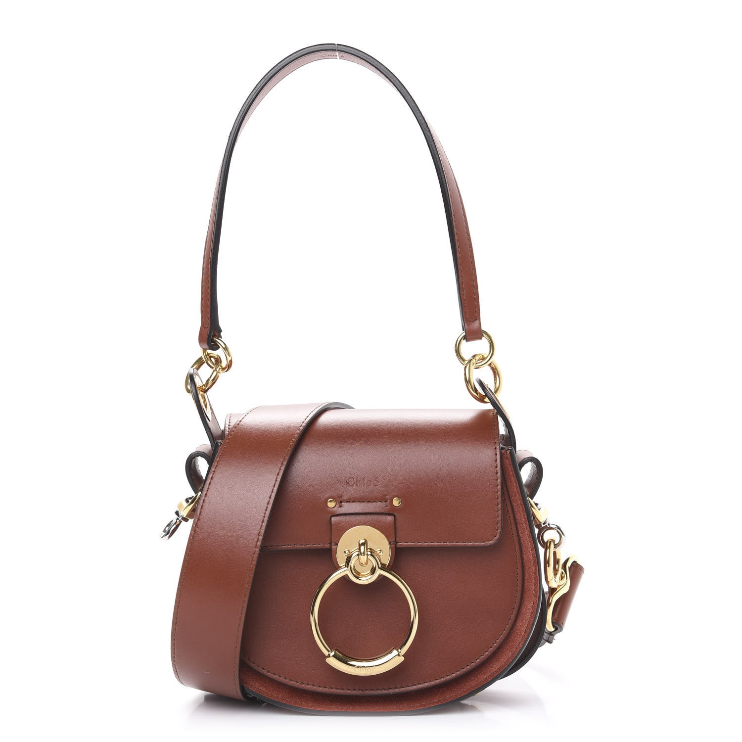 Chloe Calfskin Small Tess Bag Sepia Brown 602833 – FASHIONPHILE