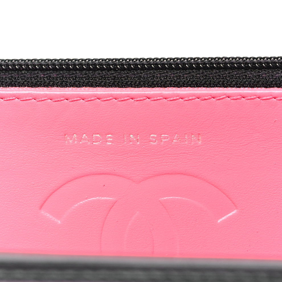 Chanel Calfskin Quilted Cambon Wallet on Chain WOC Black 1635784 ...