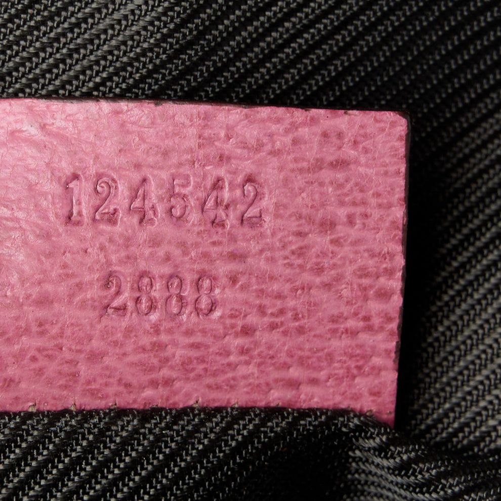 Gucci Monogram Large Balthus Cosmetic Pouch Beige Pink 1538081 ...
