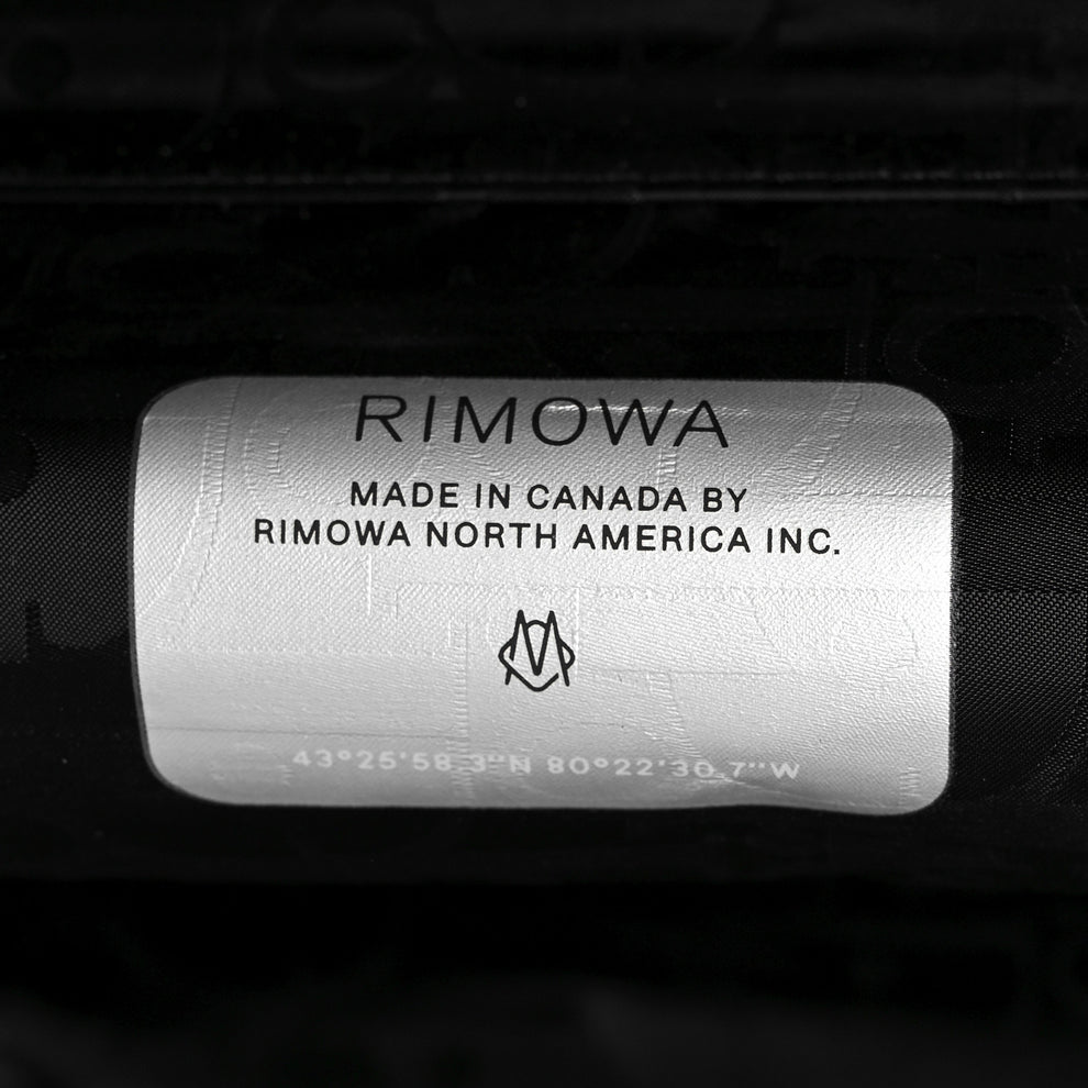 Christian Dior X RIMOWA Aluminum Gradient Original Cabin Luggage Black ...