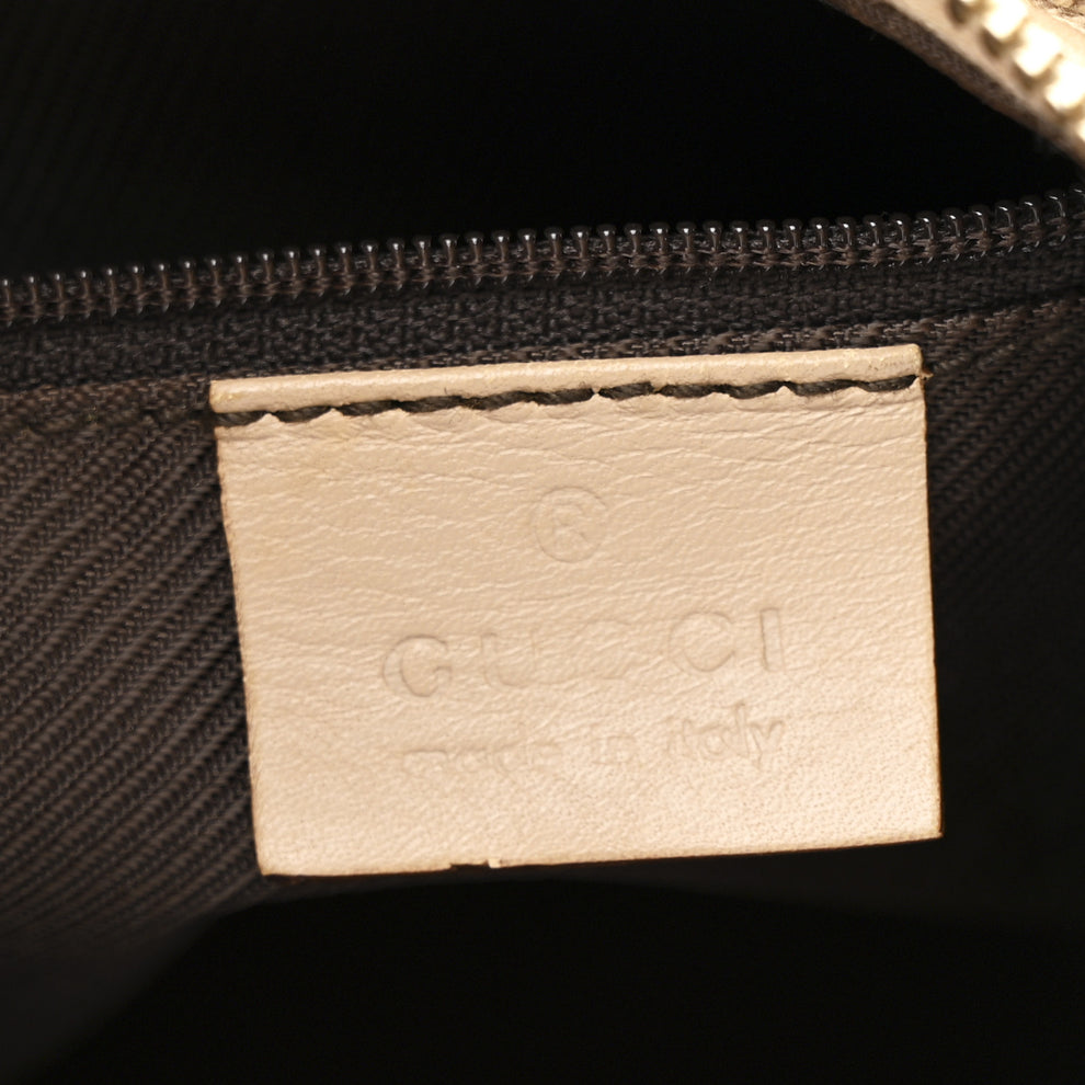 Gucci Monogram Hobo Beige 1794388 – FASHIONPHILE