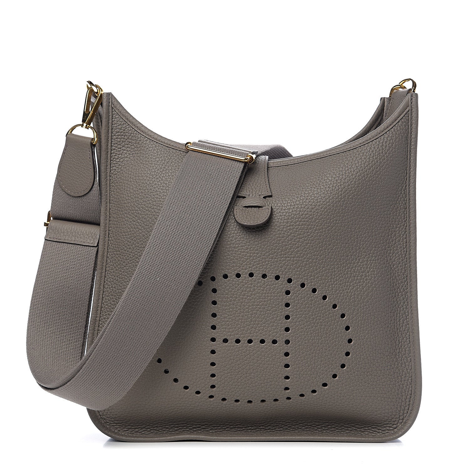 Hermes Taurillon Clemence Evelyne III PM Etain 558141 – FASHIONPHILE