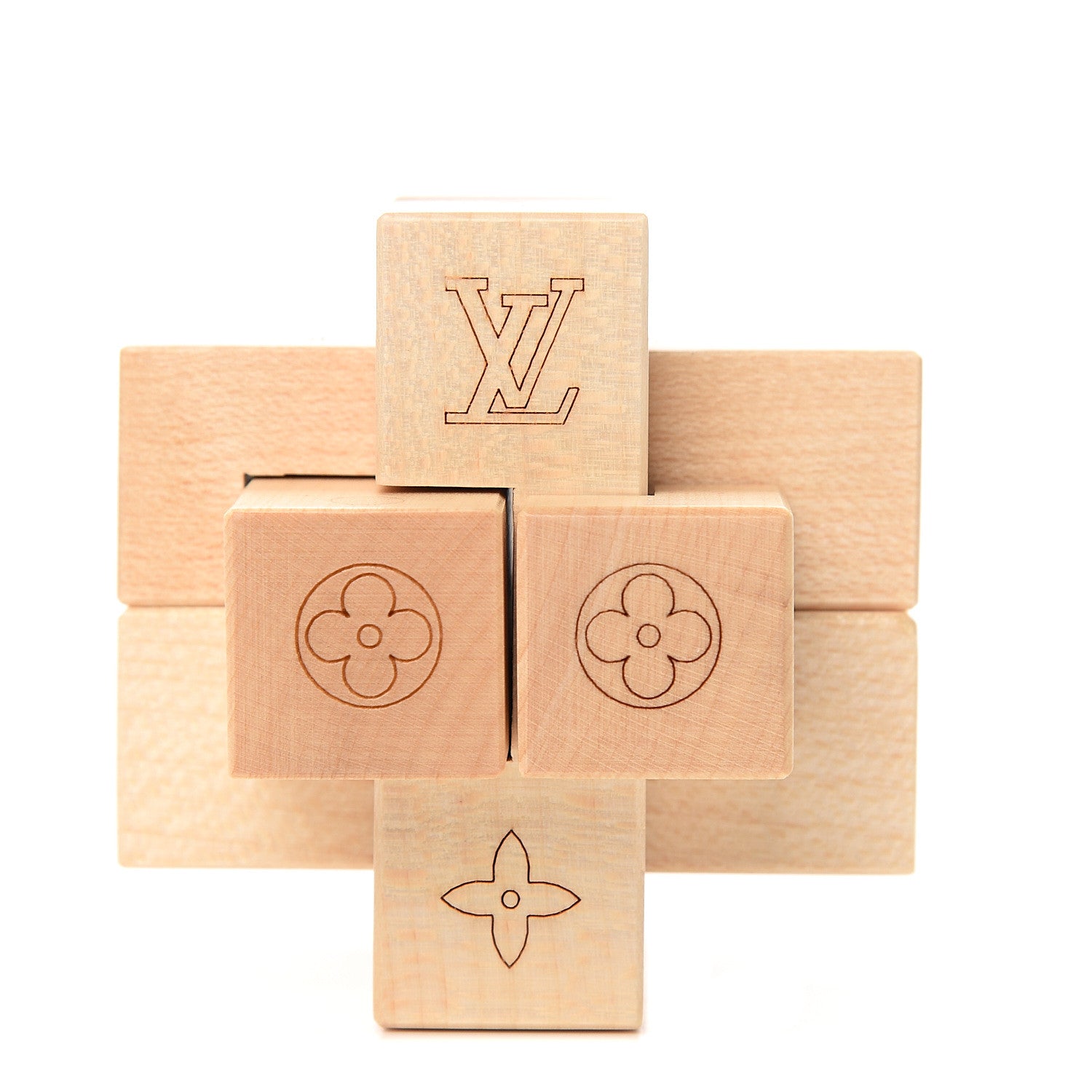 Louis Vuitton Le Pateki Wood Cube Puzzle VIP Gift 566139 – FASHIONPHILE