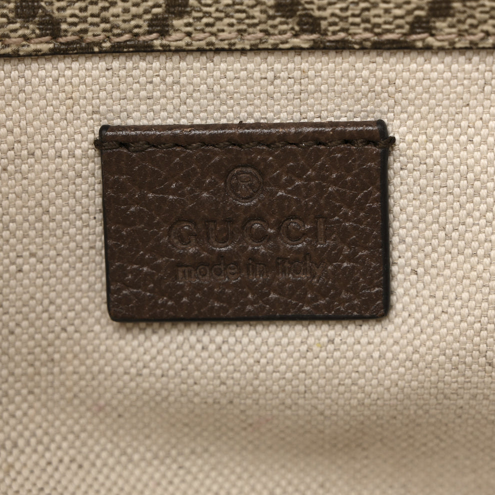 Gucci GG Supreme Monogram Web Small Neo Vintage Double Flap Messenger ...