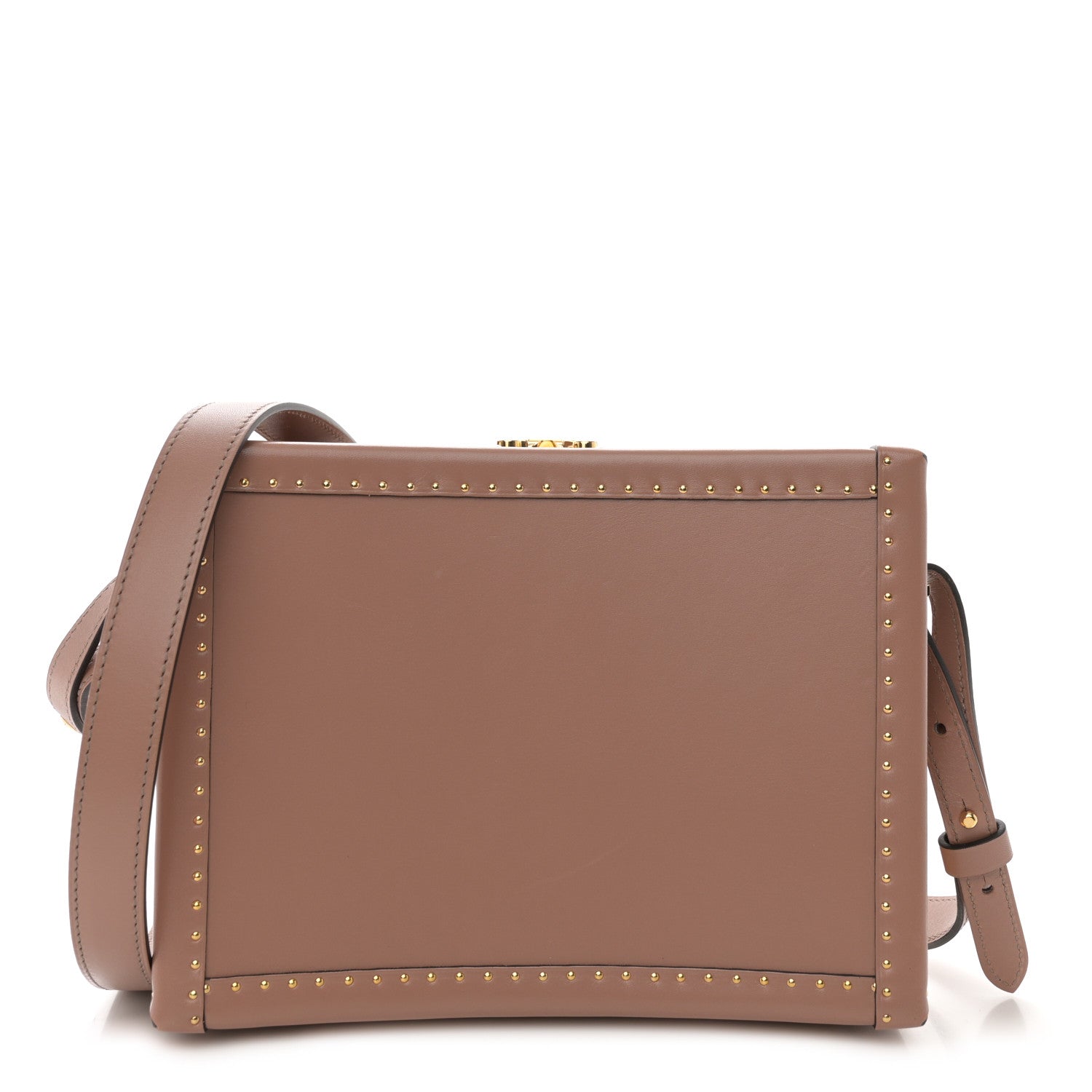 Moynat Box Calfskin Mini Limousine Box Bag Deserts Rose 1511825 ...