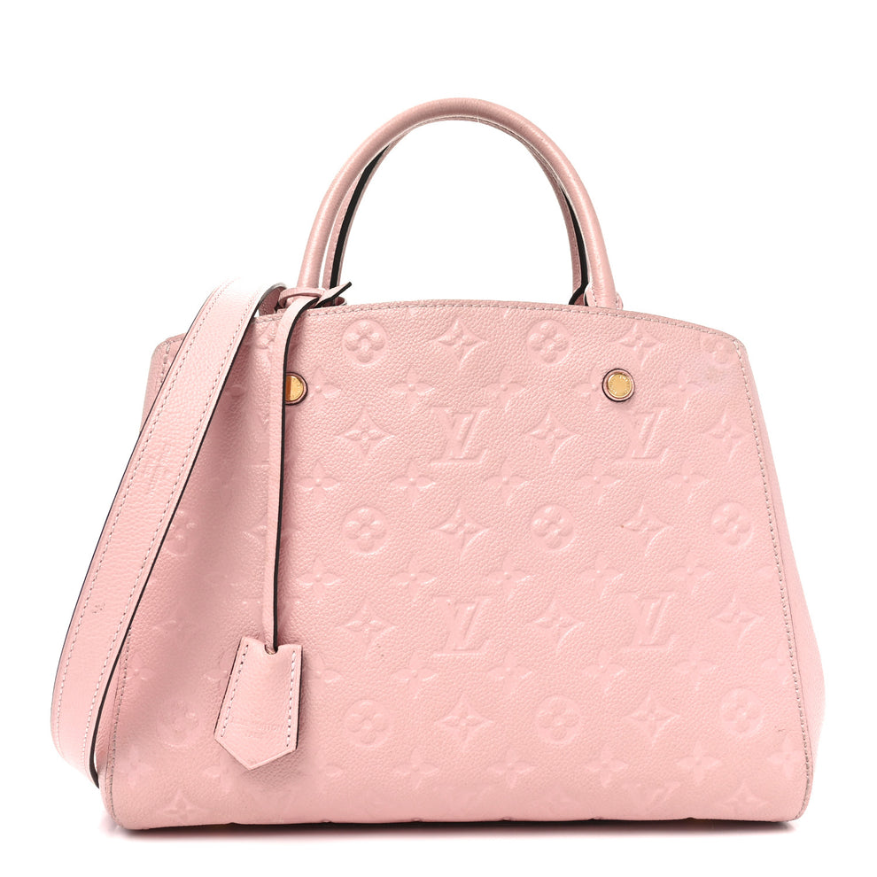 Louis Vuitton Empreinte Montaigne MM Rose Ballerine 1777939 – FASHIONPHILE