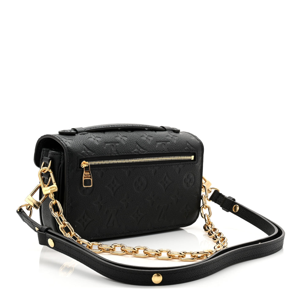 Louis Vuitton Empreinte Pochette Metis East West Black 1801485 ...