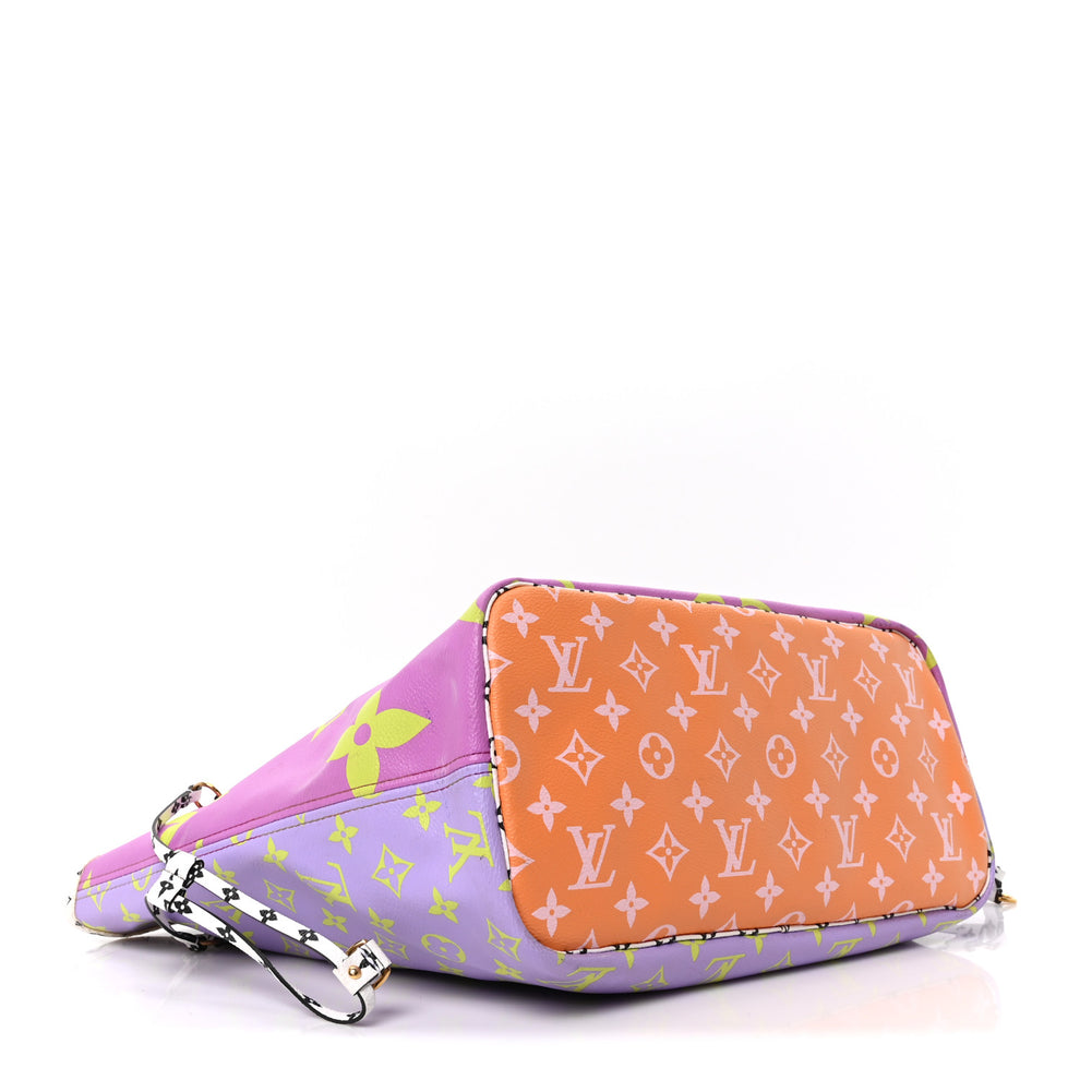 Louis Vuitton Monogram Giant Neverfull MM Pink Lilac 1777424 – FASHIONPHILE