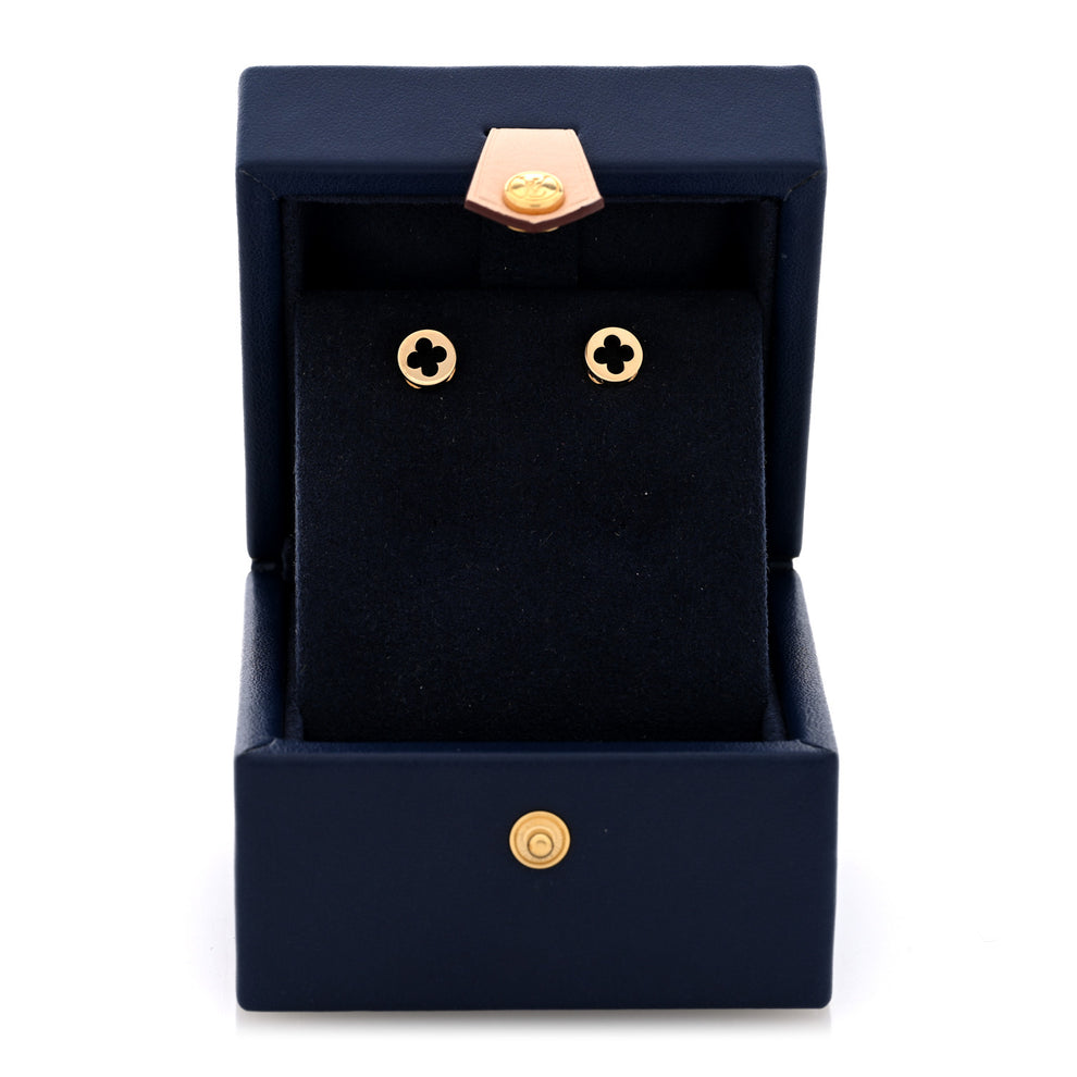 Louis Vuitton 18K Yellow Gold Empreinte Ear Studs Earrings 1728630 ...