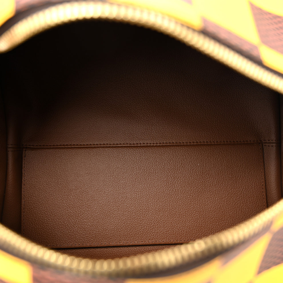 Louis Vuitton Damier Pop Shoes Bag Yellow 1782259 – FASHIONPHILE