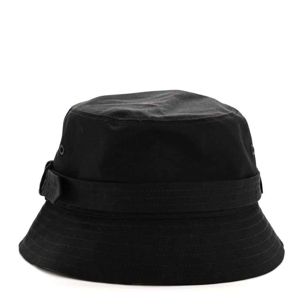 Burberry Cotton Gabardine Bucket Hat L Black 1791125 – FASHIONPHILE