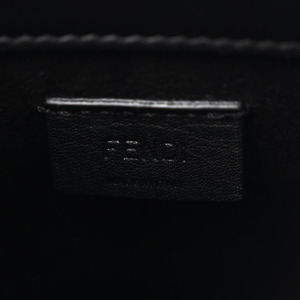 Fendi Vitello Plexiglass FF Embossed Mini Fendi Sunshine Shopper Tote ...