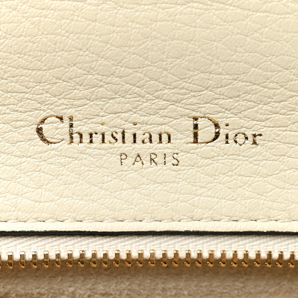 Christian Dior Calfskin Small Diorama Flap Bag Off White 1784695 ...