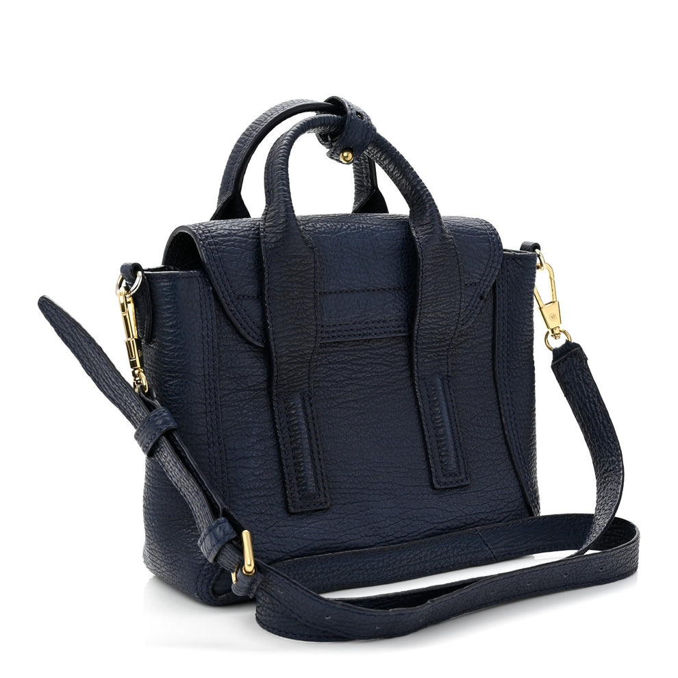 3.1 Phillip Lim Textured Calfskin Mini Pashli Satchel Ink 1774141 ...