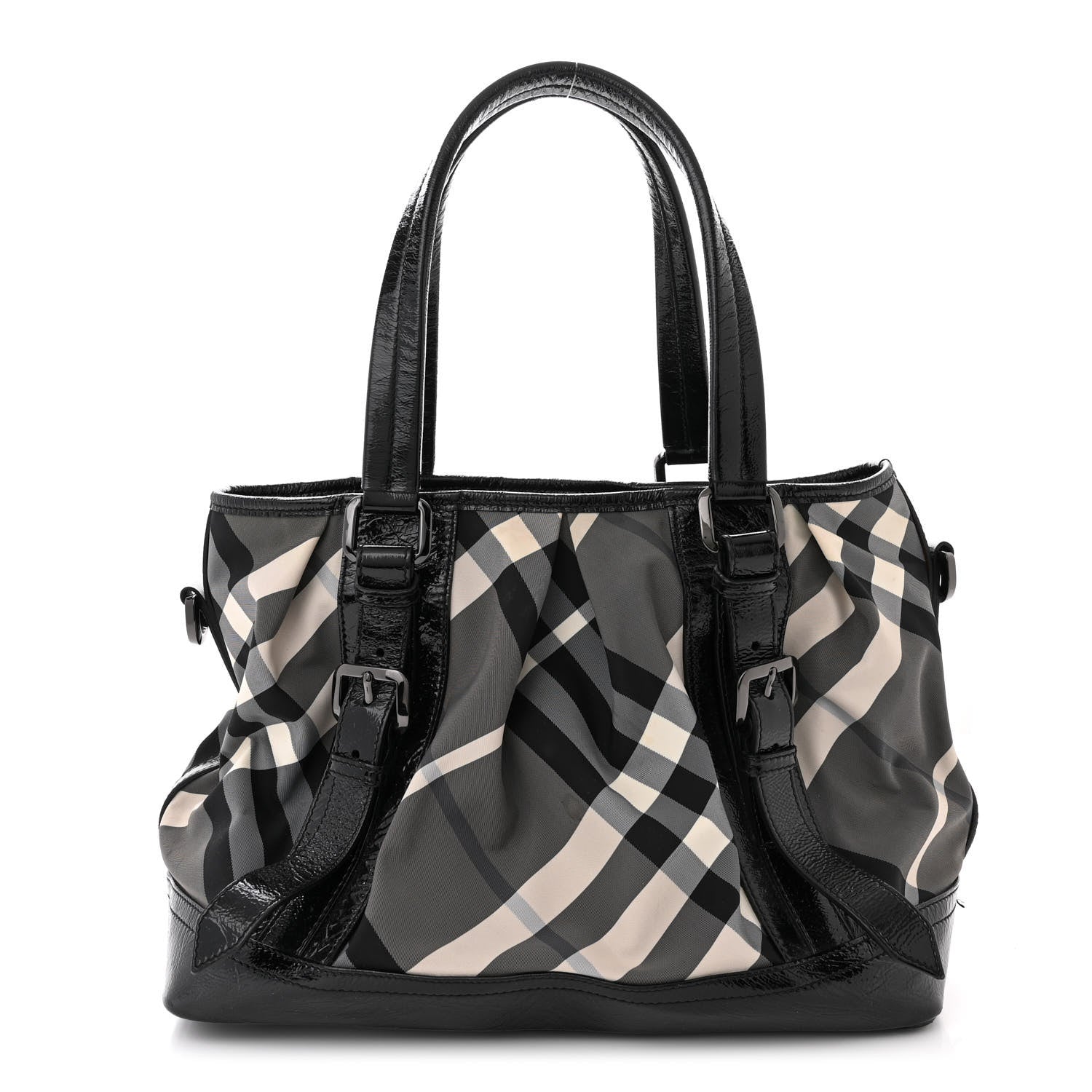 Burberry Nylon Beat Check Lowry Black 1470840 – FASHIONPHILE