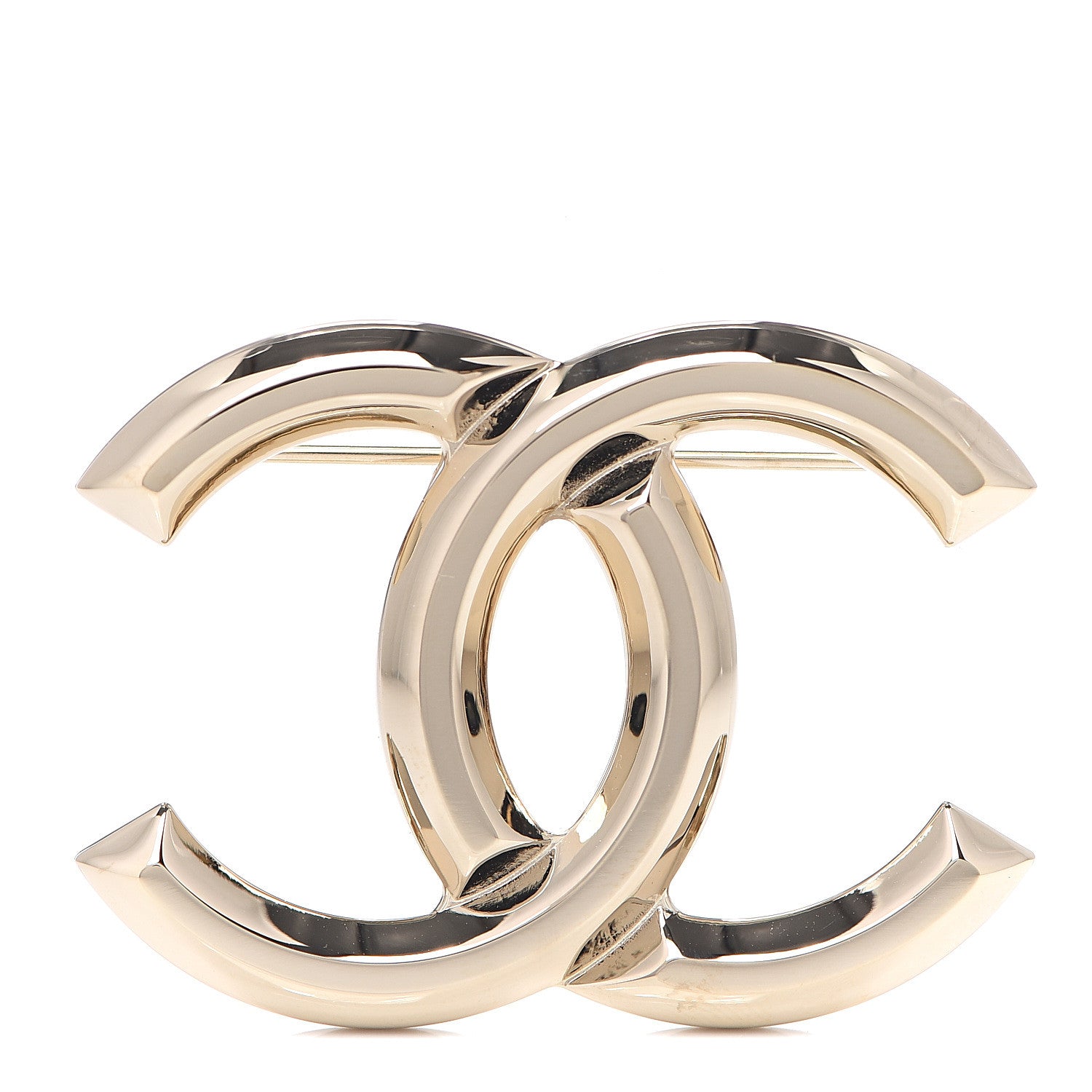 Chanel Metal CC Brooch Light Gold 540772 – FASHIONPHILE