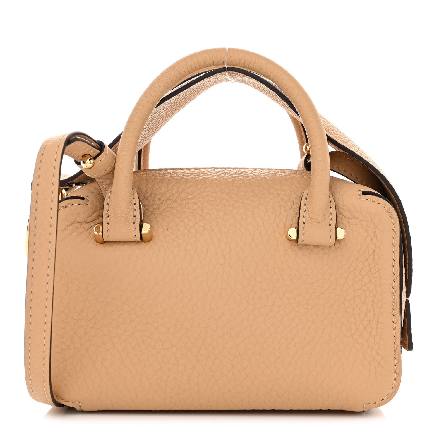 Delvaux Taurillon Soft Nano Cool Box Satchel Latte 1141205 – FASHIONPHILE