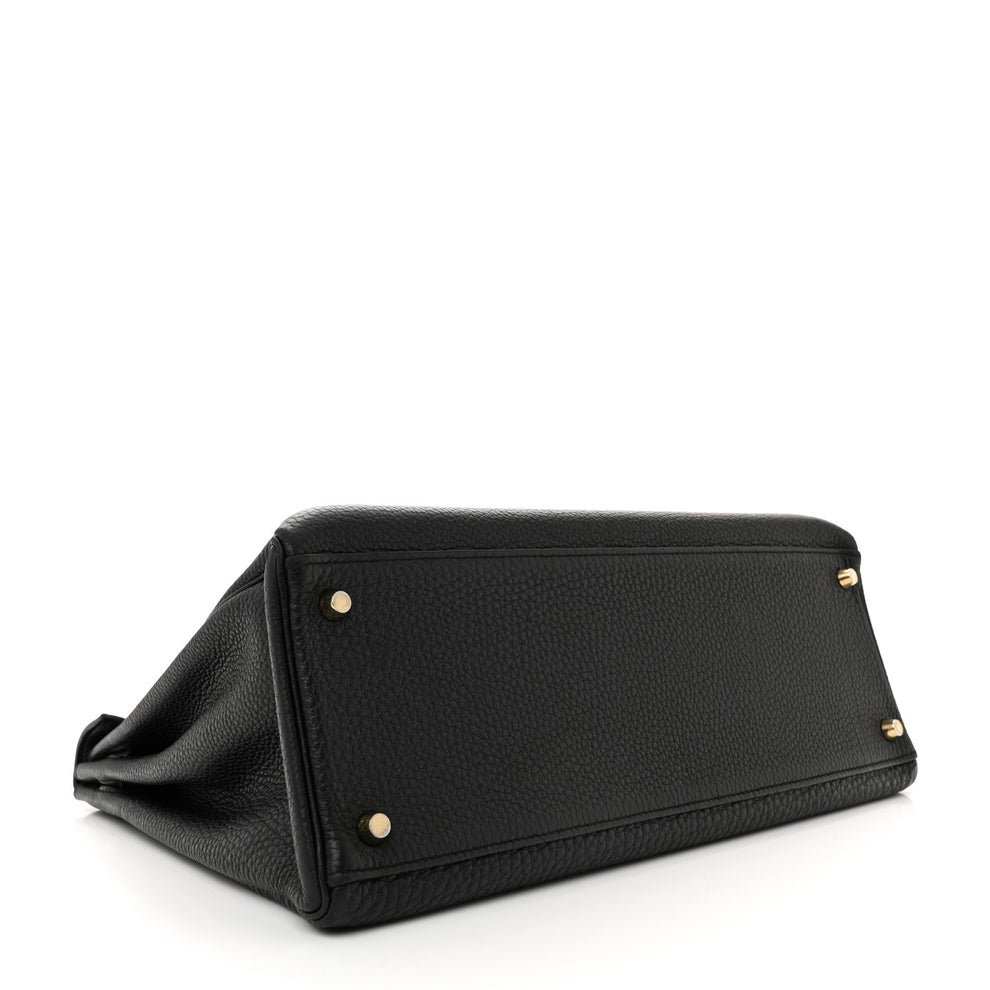 Hermes Togo Kelly Retourne 35 Black 1788051 – FASHIONPHILE