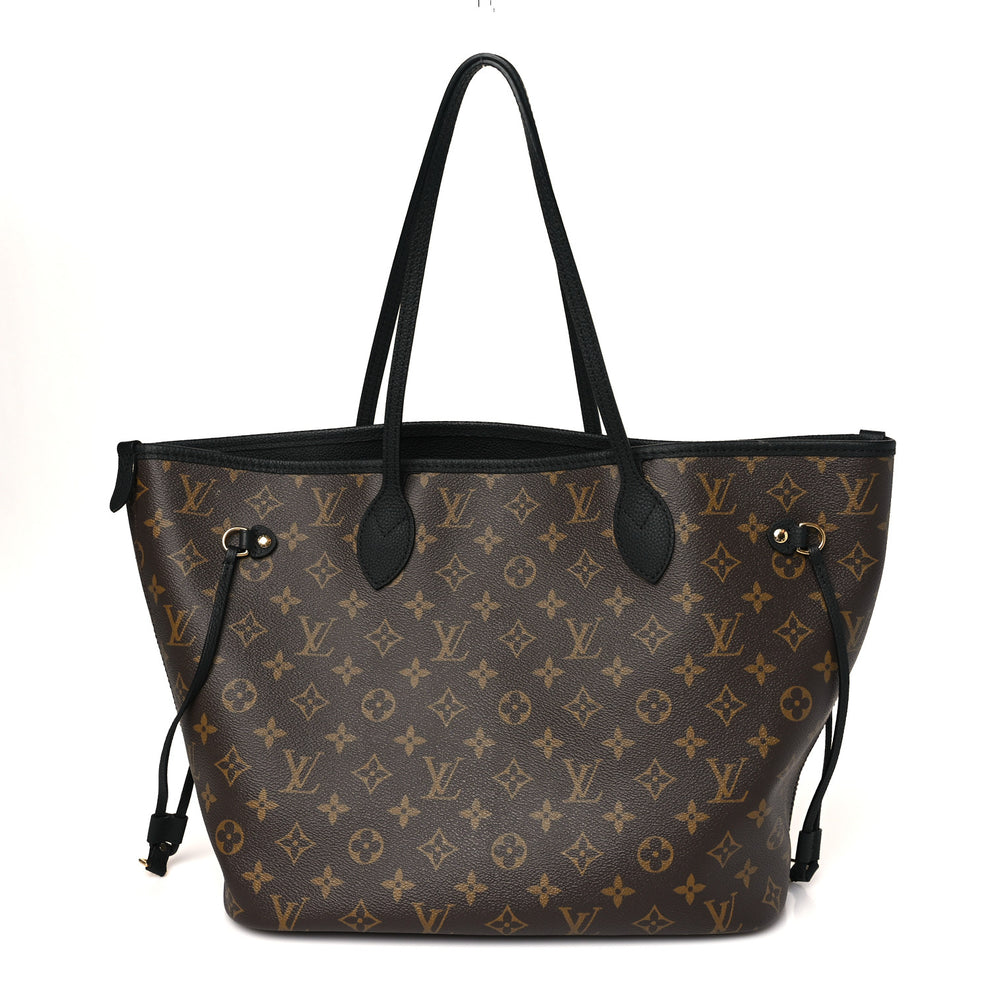 Louis Vuitton Monogram Calfskin Neo Neverfull Inside Out MM Black ...