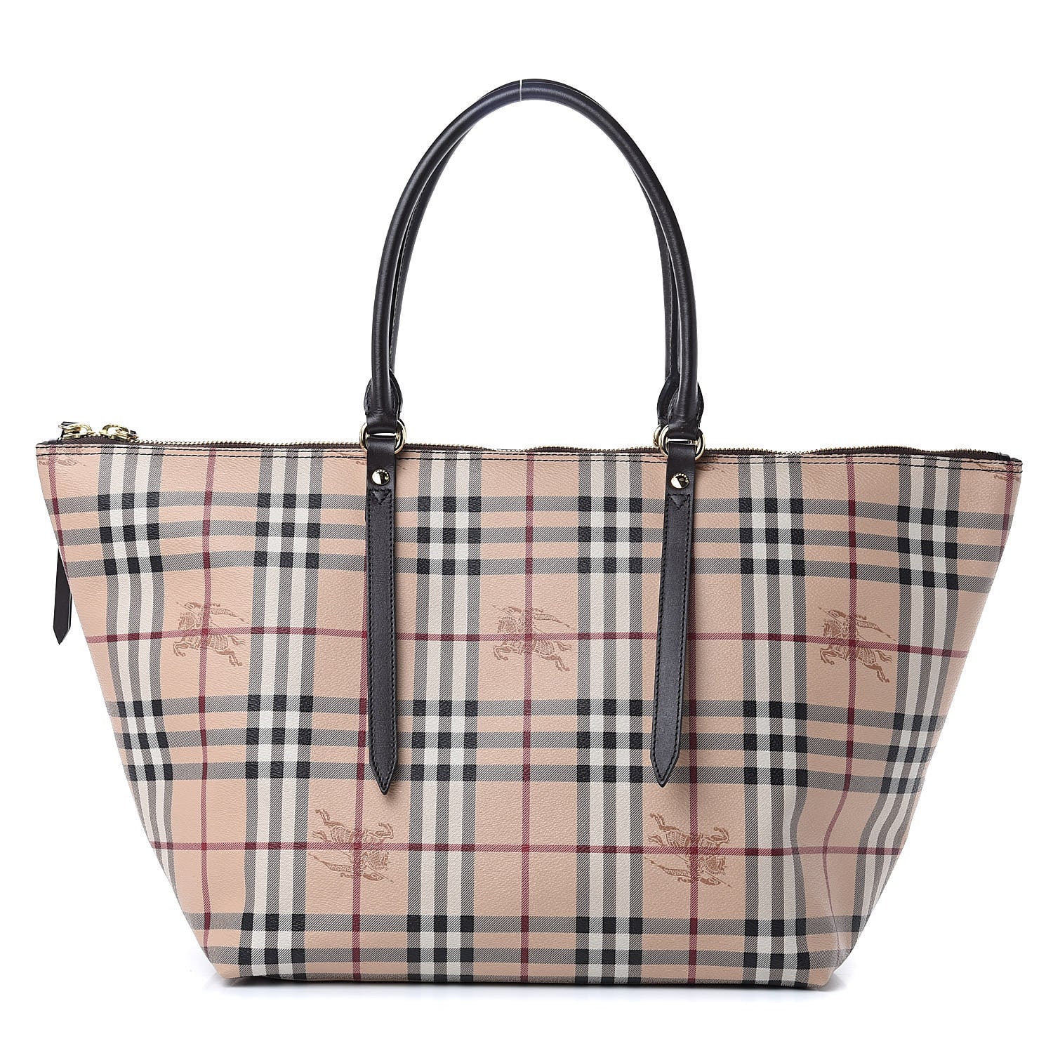 Burberry Haymarket Check Medium Salisbury Tote Chocolate 499903 ...