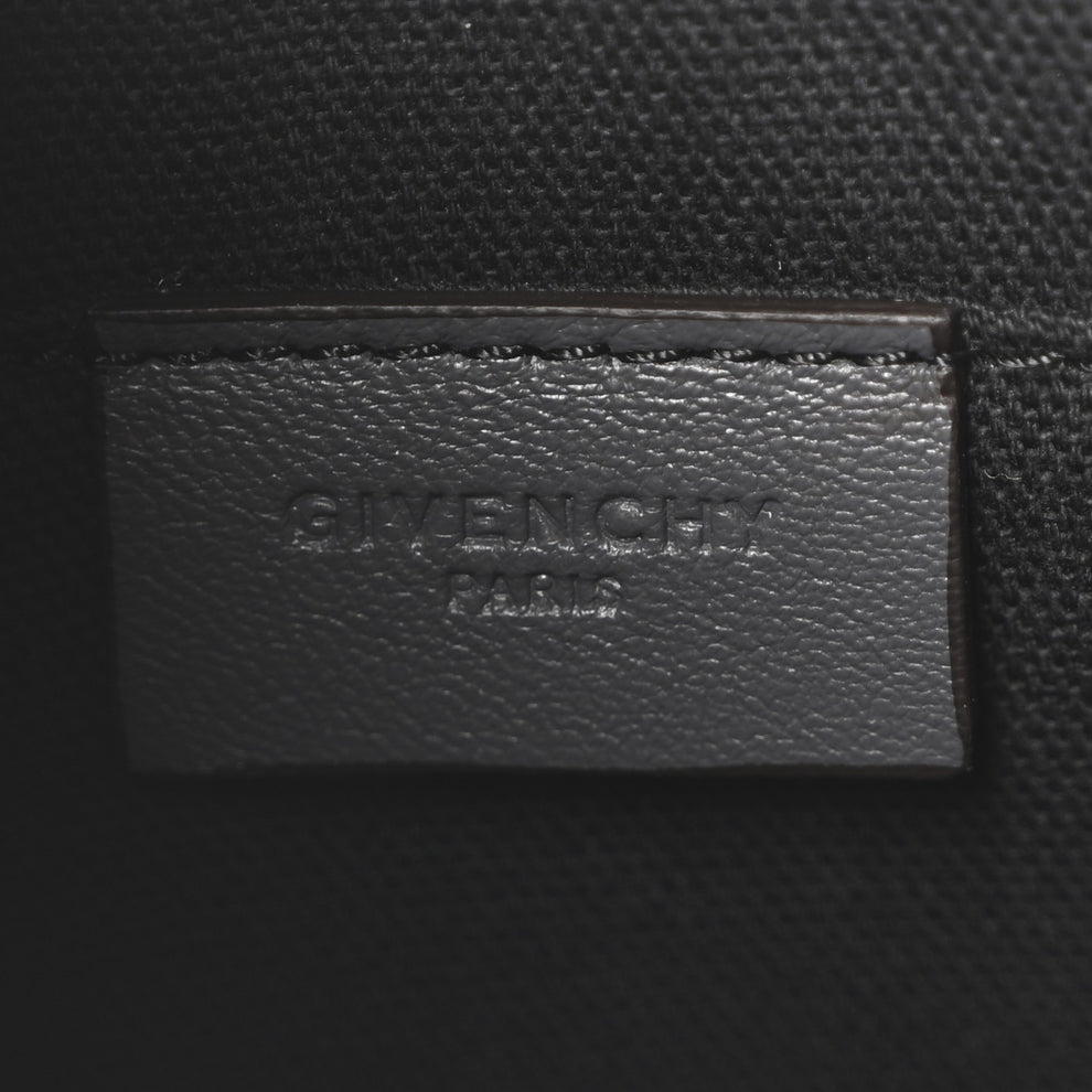 Givenchy Calfskin Crocodile Embossed Medium Antigona Pouch Grey 1799653 ...