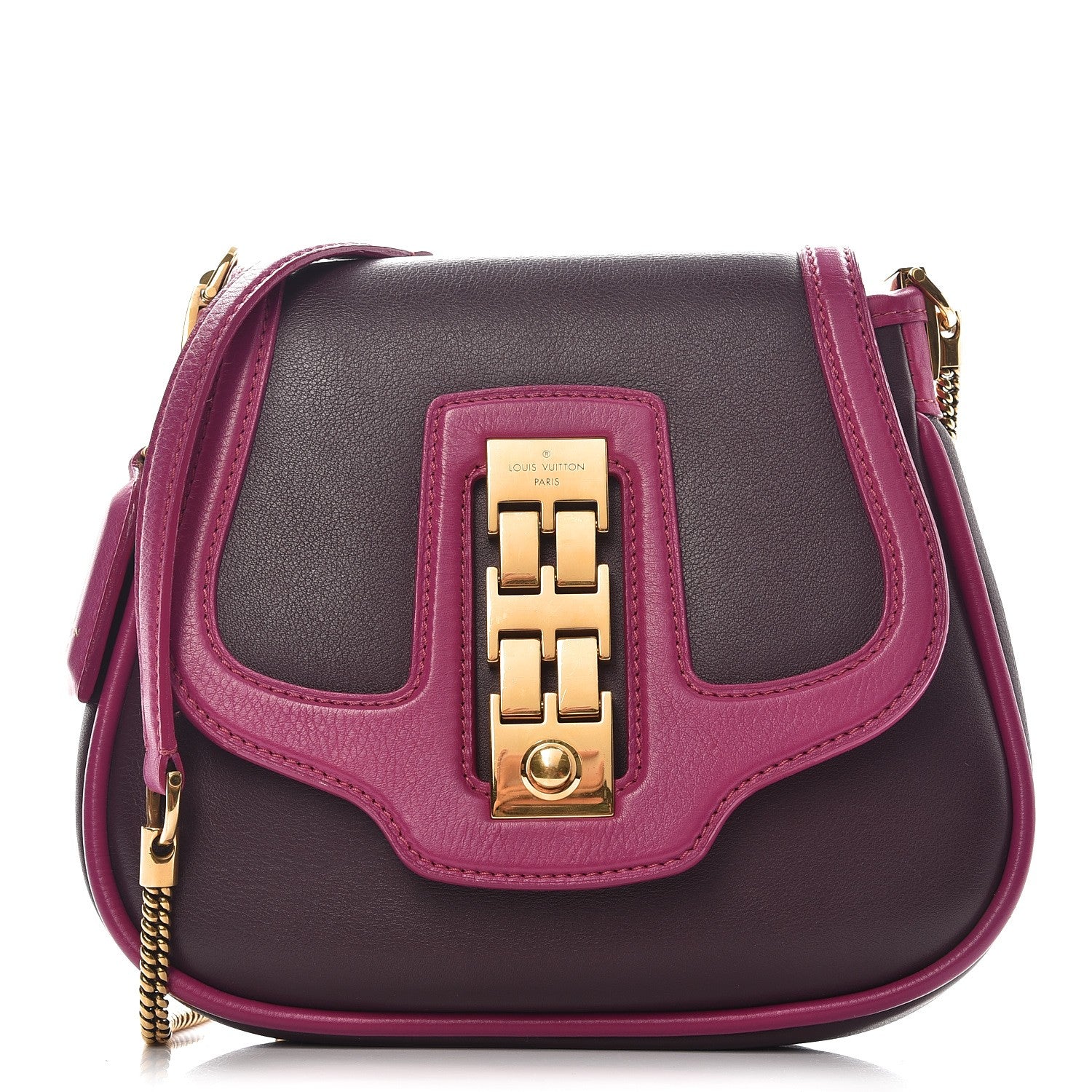Louis Vuitton Cuir Art Deco Trapeze Prune Cyclamen 238665 – FASHIONPHILE