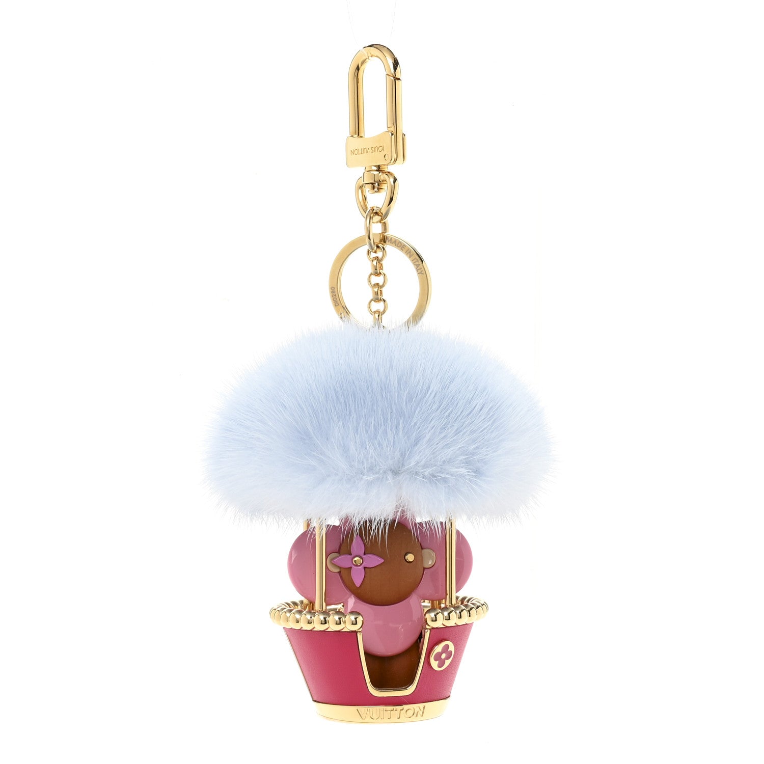 Louis Vuitton Mink Fur Fun Fair Big Wheel Bag Charm Key Holder 1749339 ...