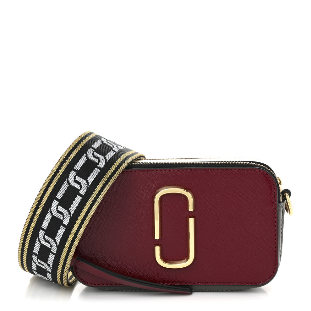 Marc Jacobs Saffiano Small Snapshot Camera Bag Red Multicolor 1768958 ...