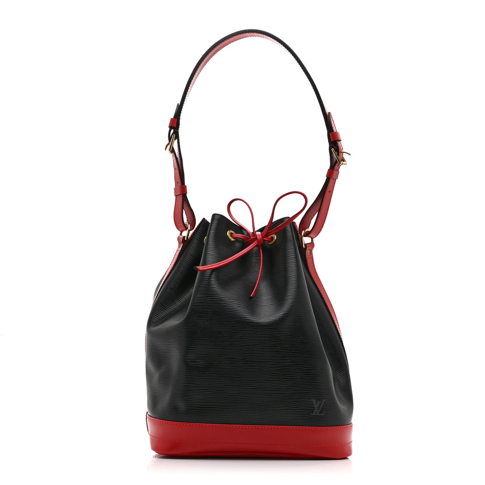 Louis Vuitton Epi Bi-Color Noe Castillan Red Black 1772170 – FASHIONPHILE