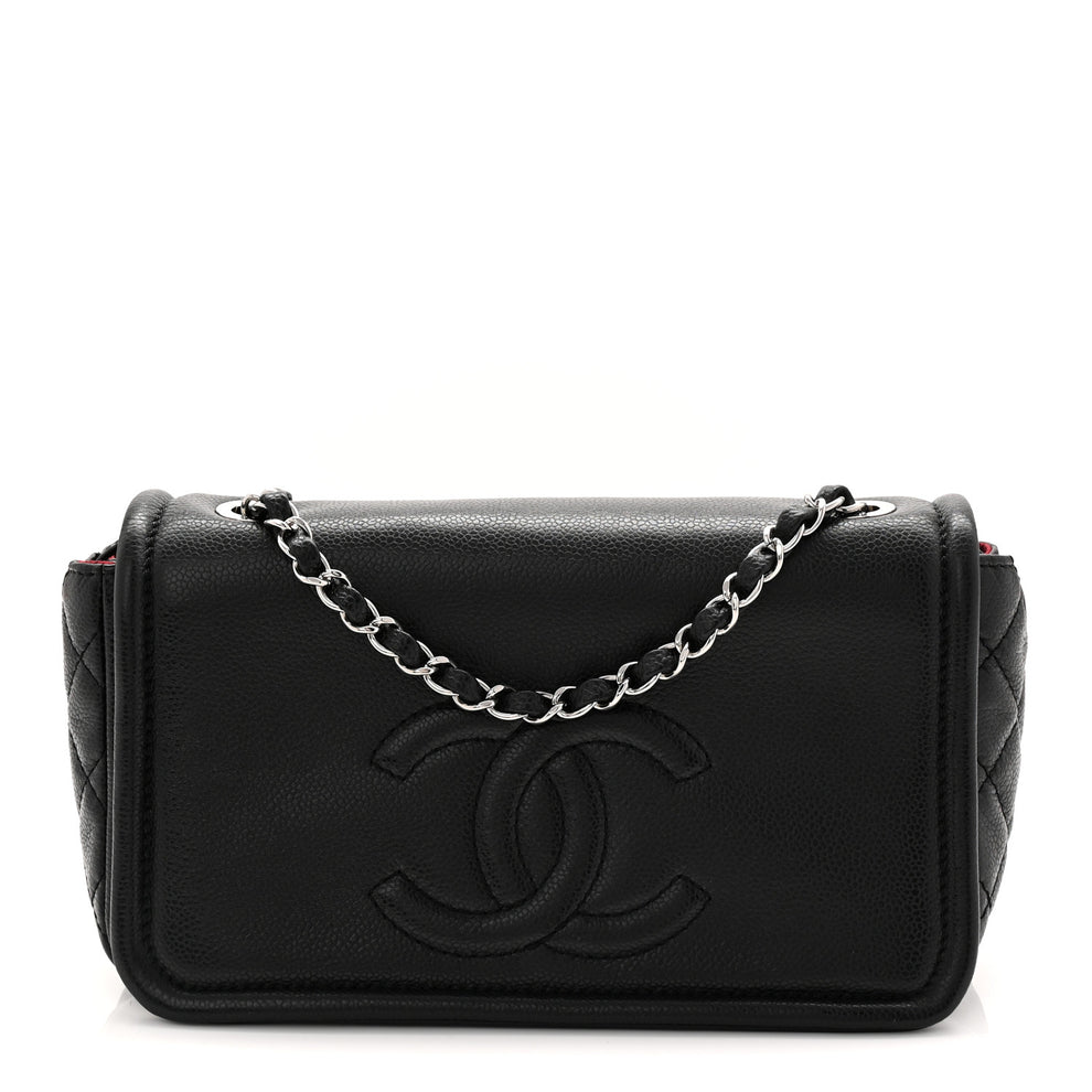 Chanel Caviar Medium Timeless CC Flap Black 1783289 – FASHIONPHILE