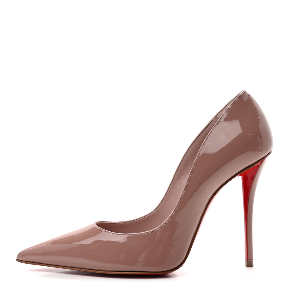 Christian Louboutin Patent Miss Z 100 Pumps 38.5 Vintage Rose 1881398 ...