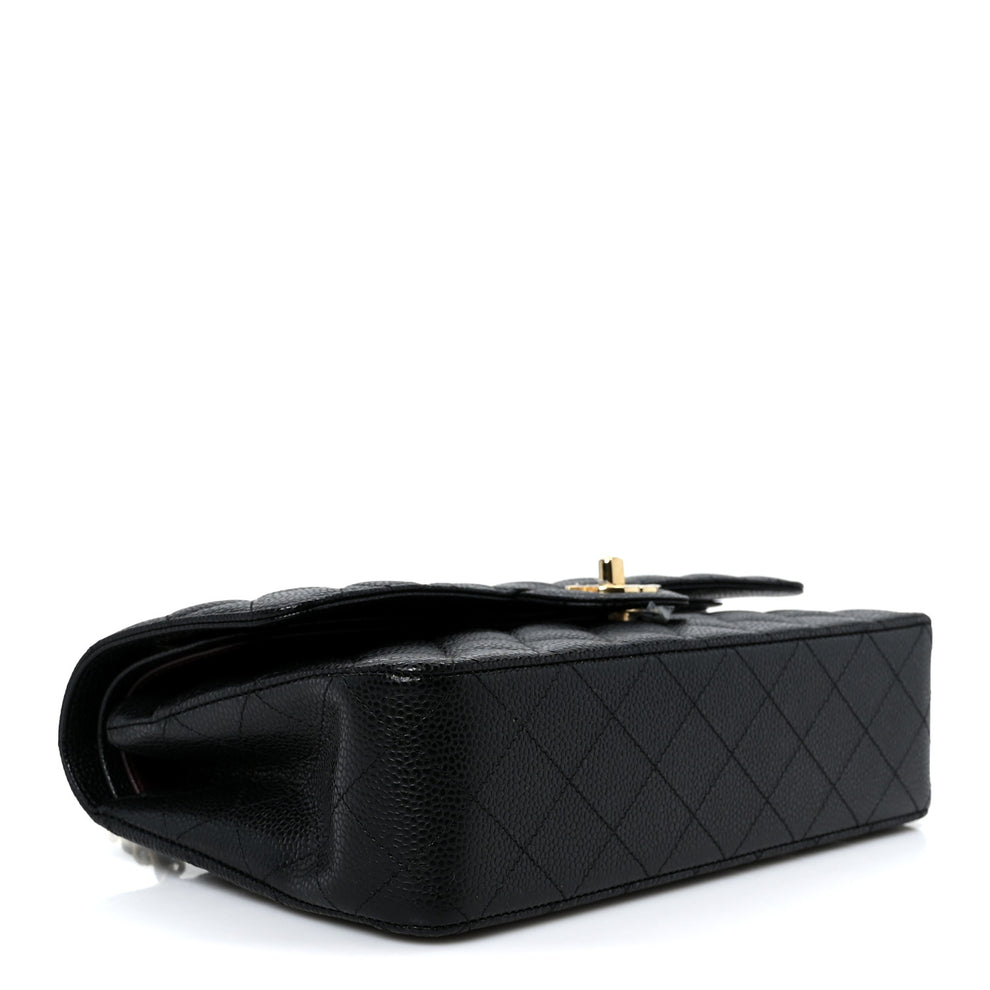Chanel Caviar Quilted Medium Double Flap Black 1886889 – FASHIONPHILE