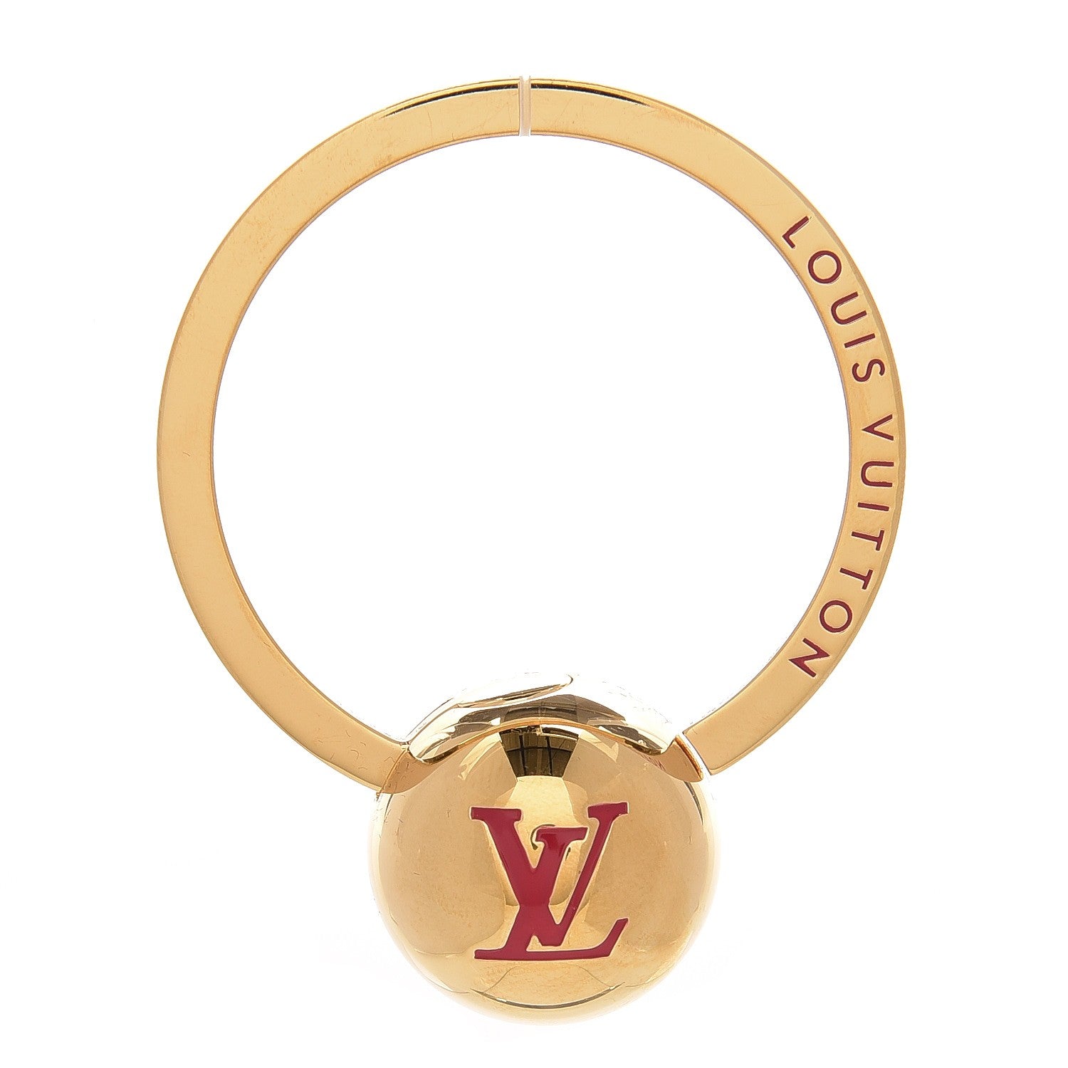 Louis Vuitton Sphere Key Ring Gold 252840 – FASHIONPHILE