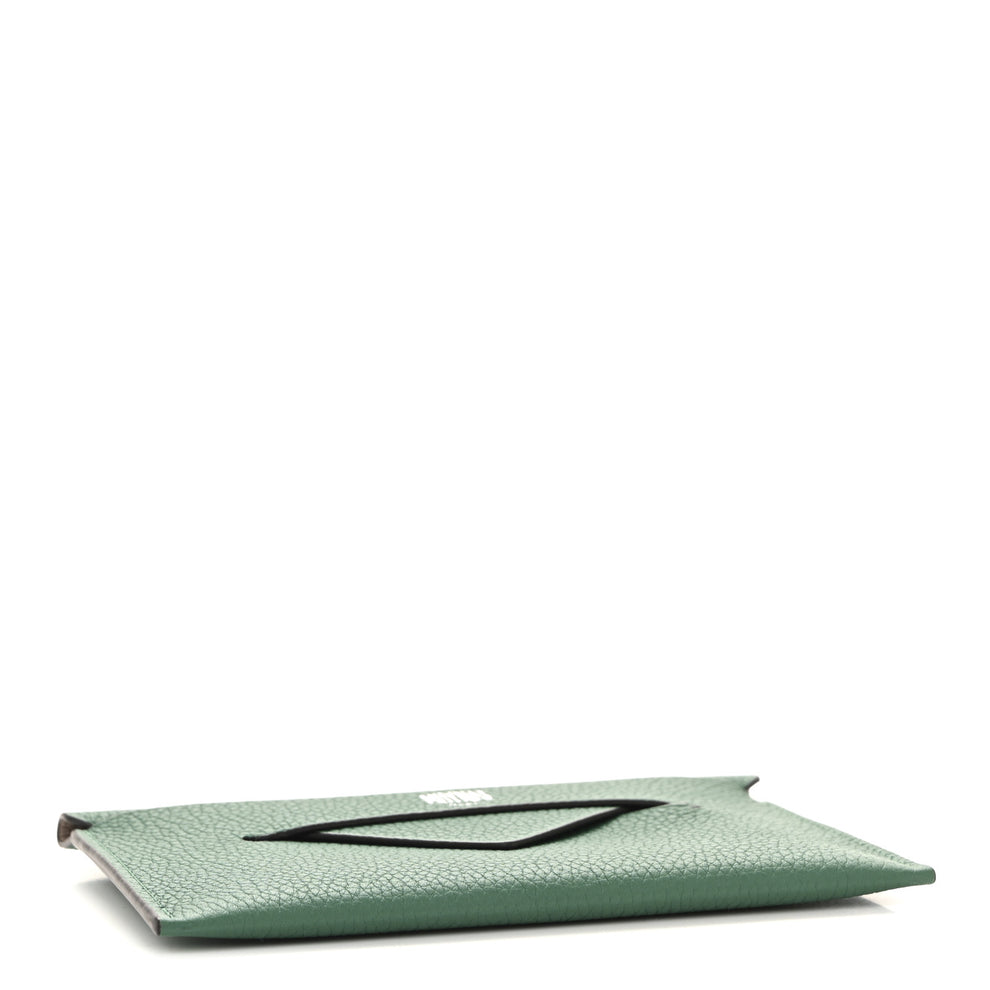 Moynat Taurillon Blush Envelope Passport Holder Emerald Tourterelle ...