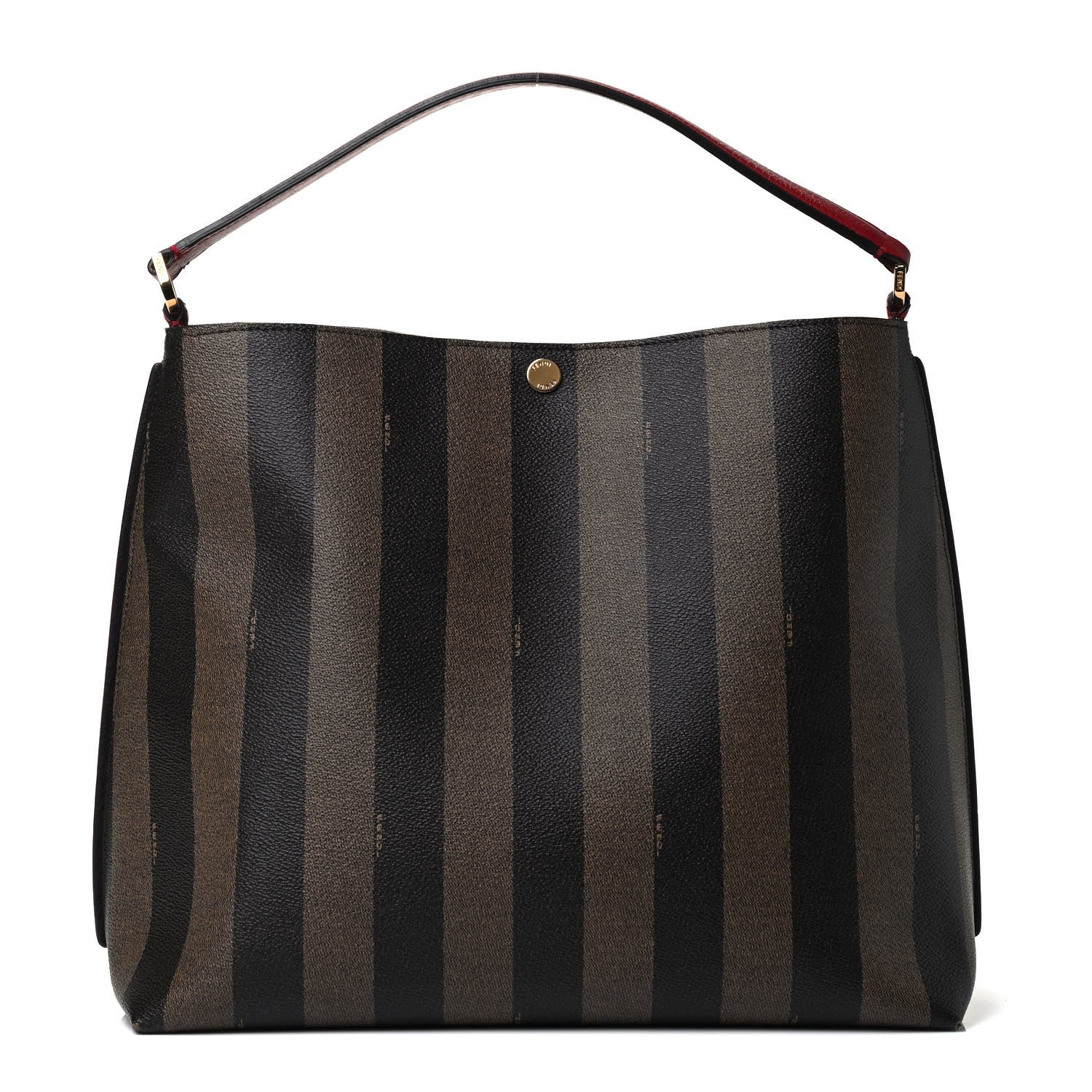 Fendi Pequin Spalmati Vitello Flamingo Hobo Bag Tobacco 781834 ...