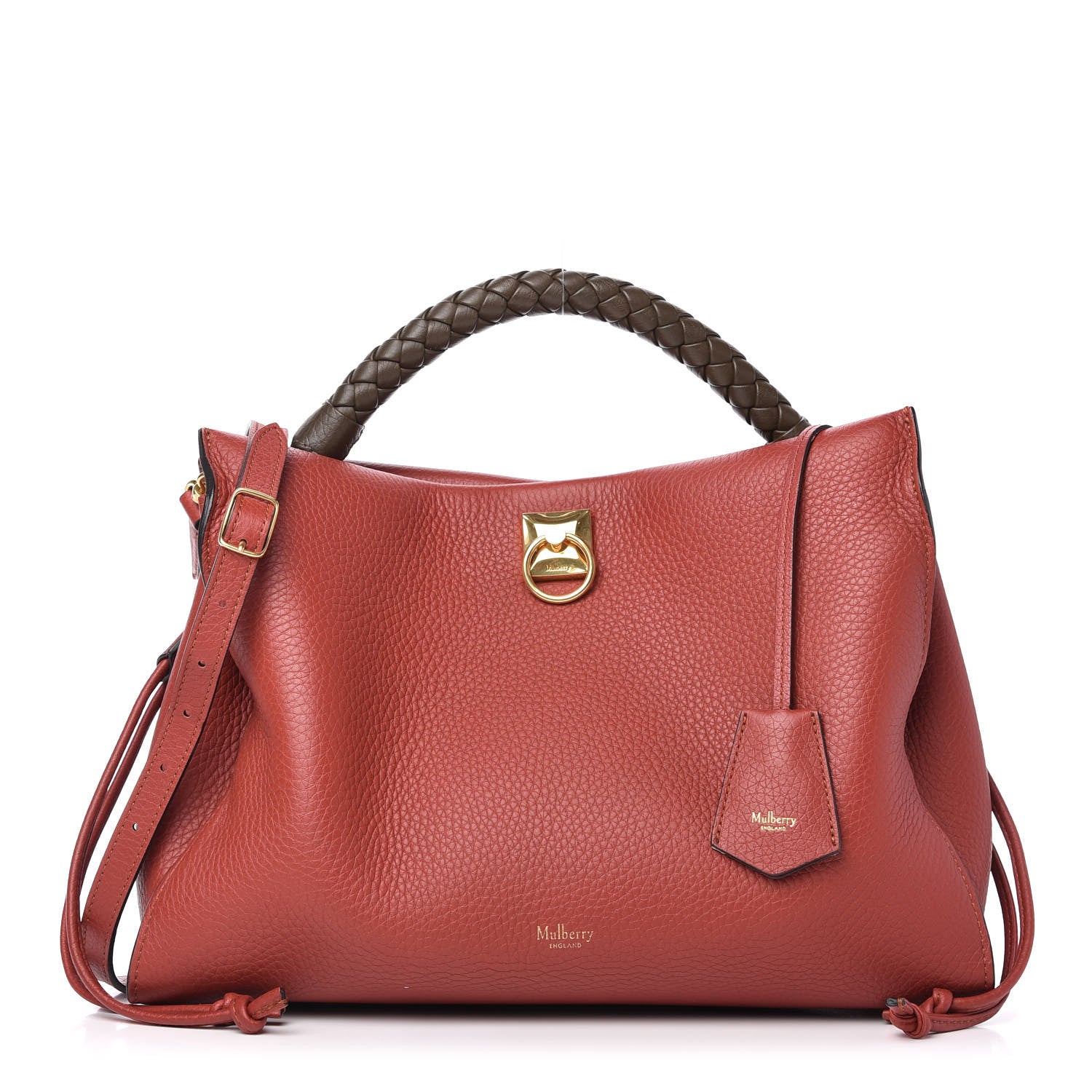 Mulberry Heavy Grain Iris Tote Rust 743626 – FASHIONPHILE