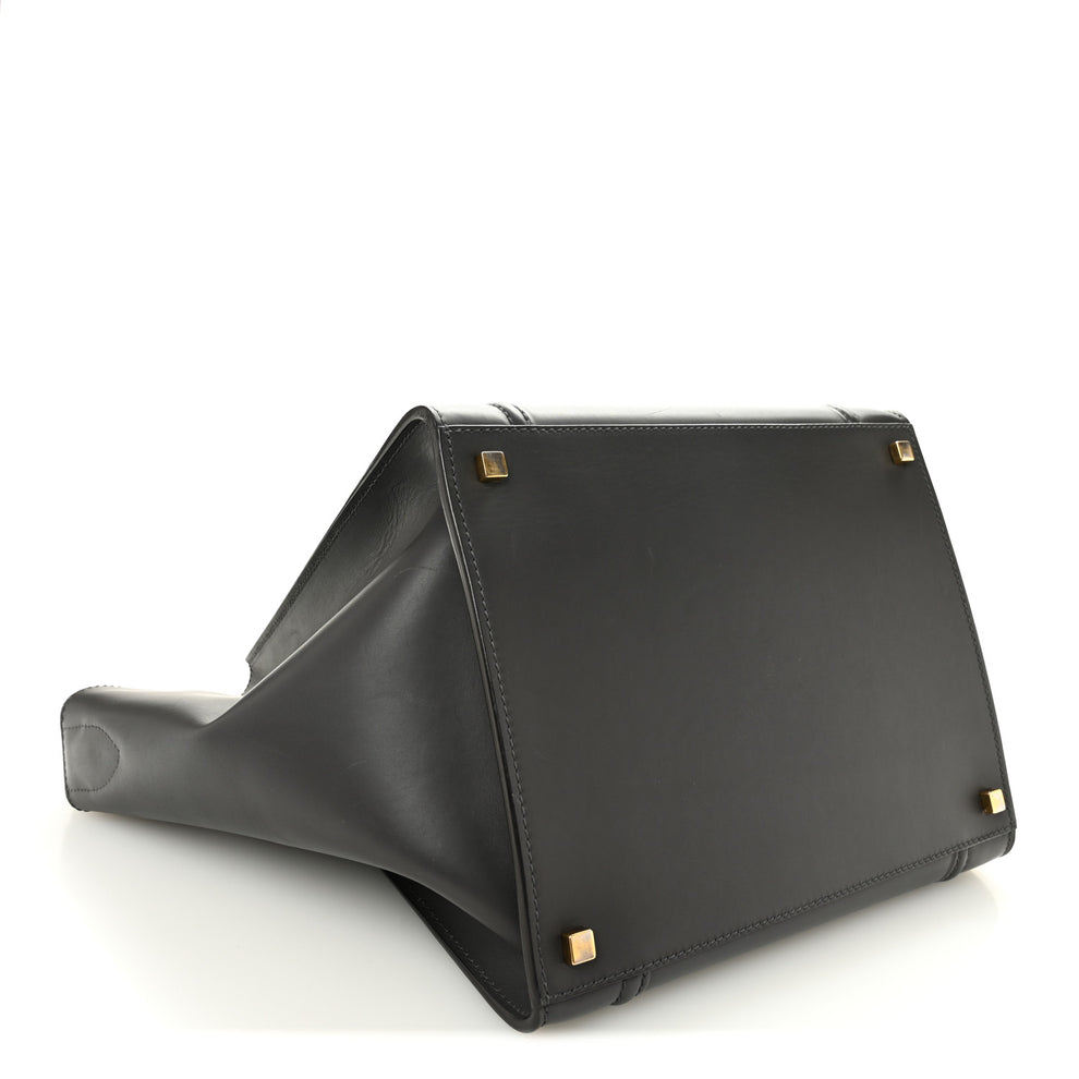 Celine Smooth Calfskin Medium Phantom Luggage Grey 1807317 – FASHIONPHILE